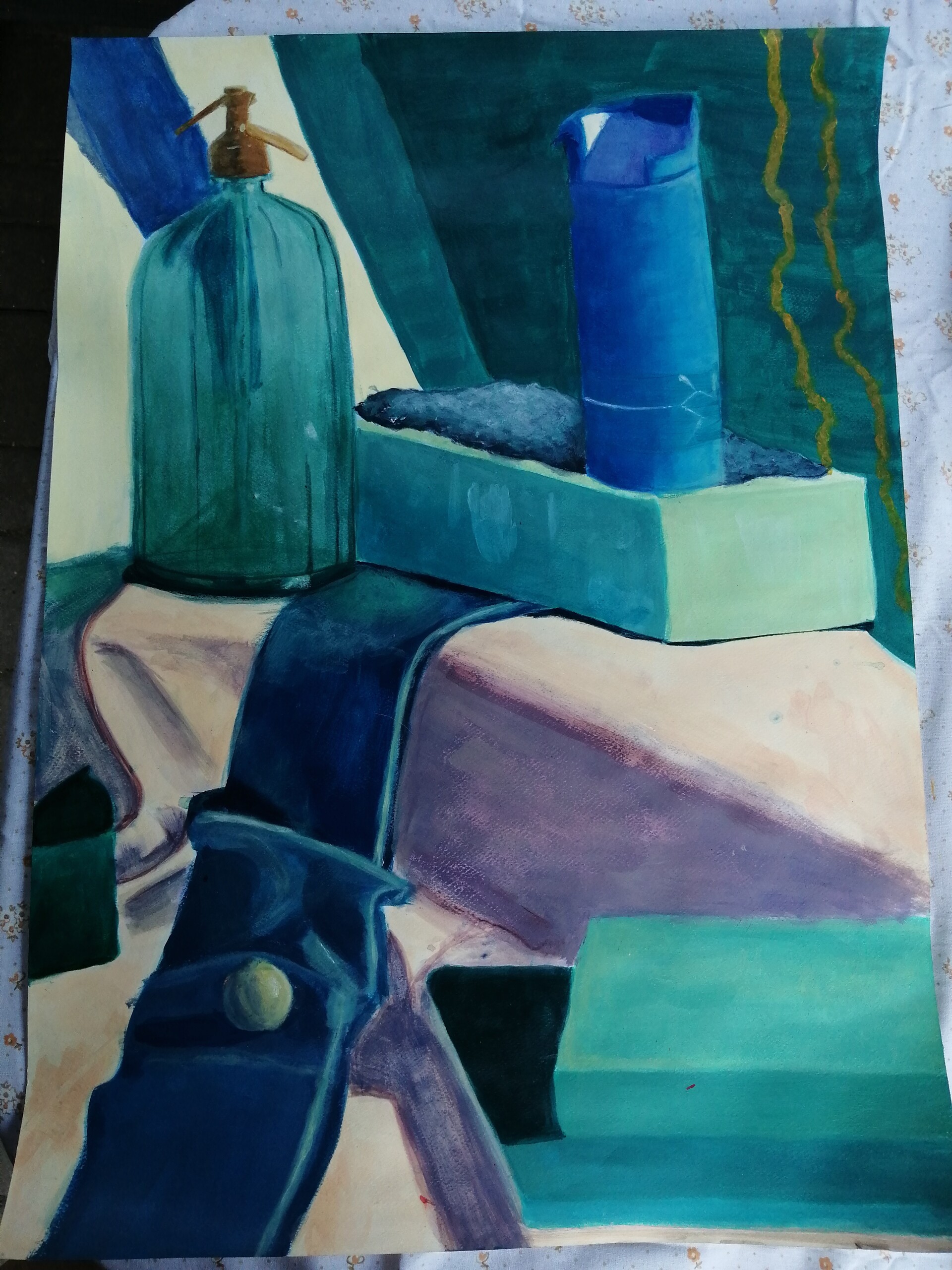 ArtStation - Blue still life