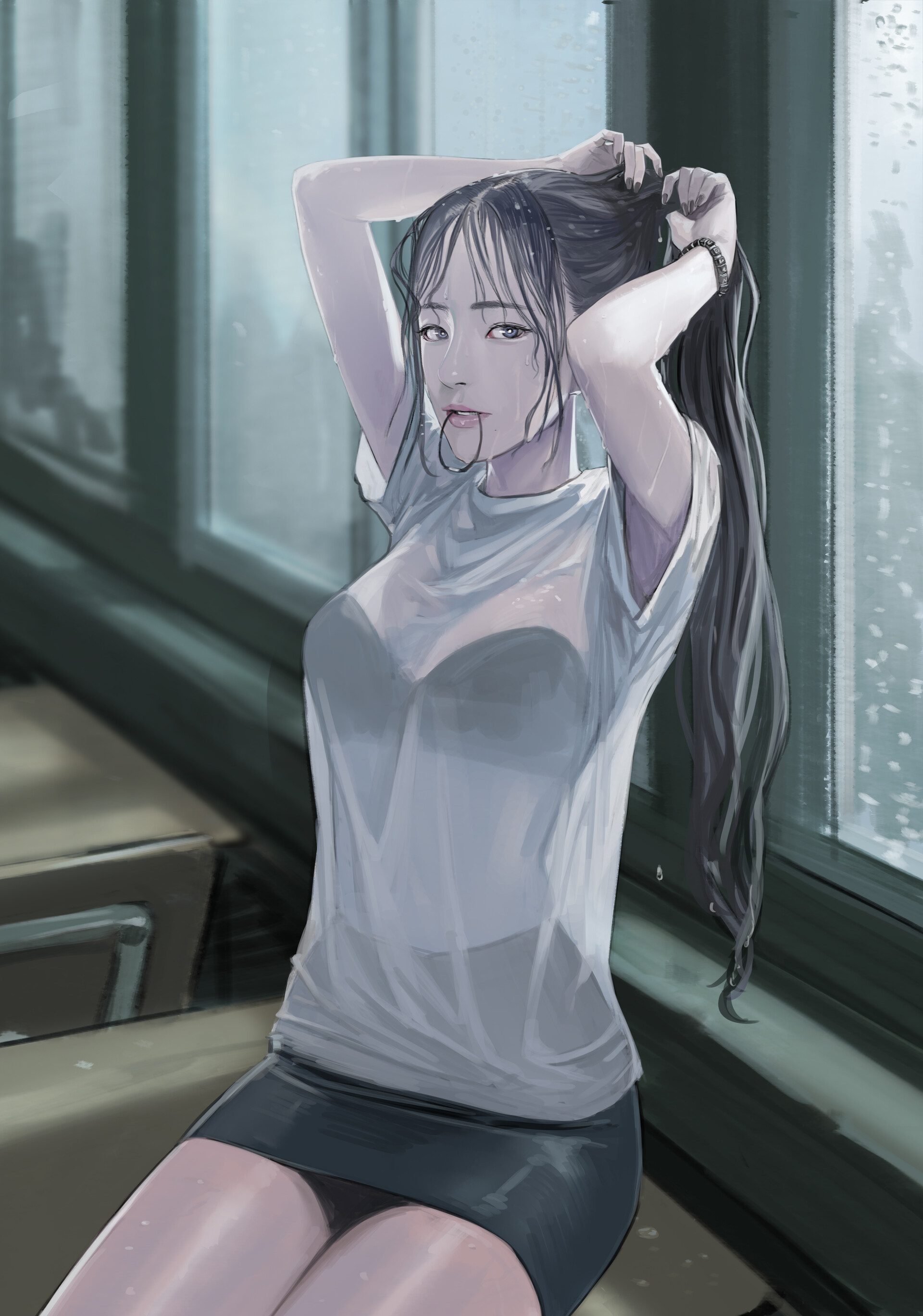 ArtStation - rainy day