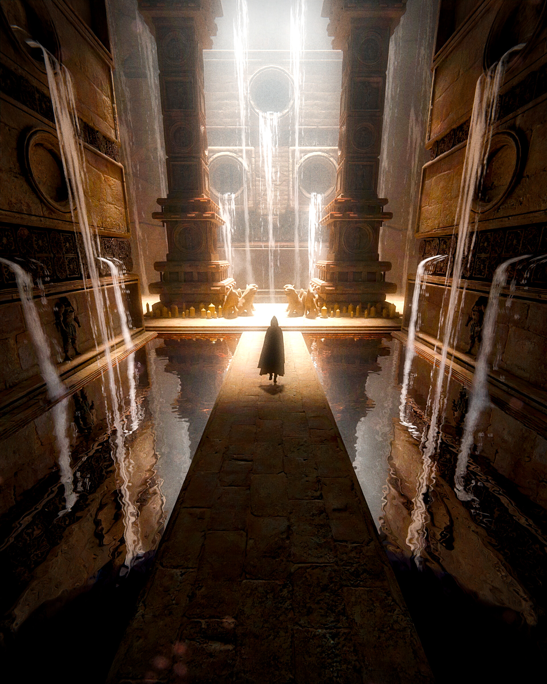 ArtStation - Ancient baths
