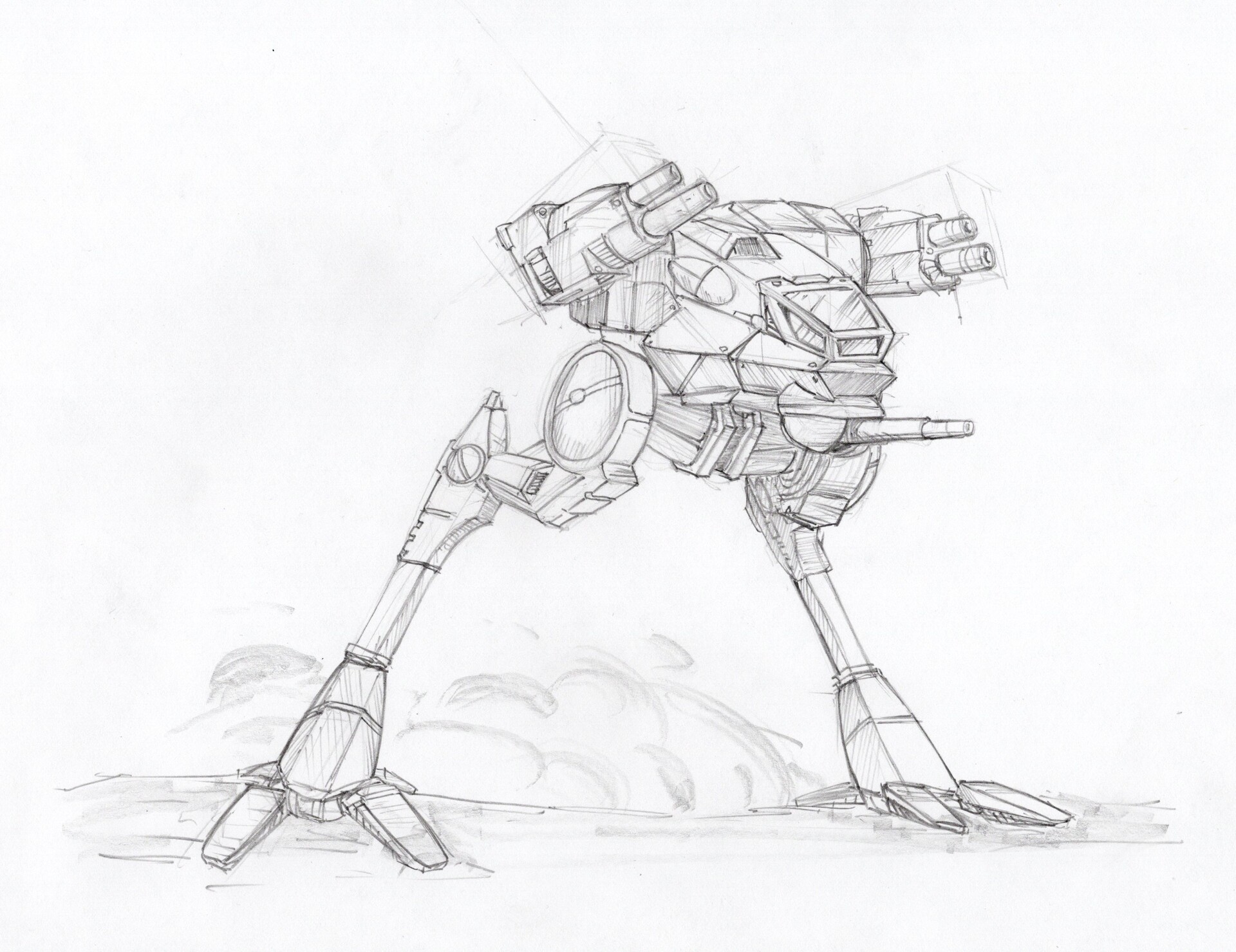 ArtStation - Battletech 'Mechs