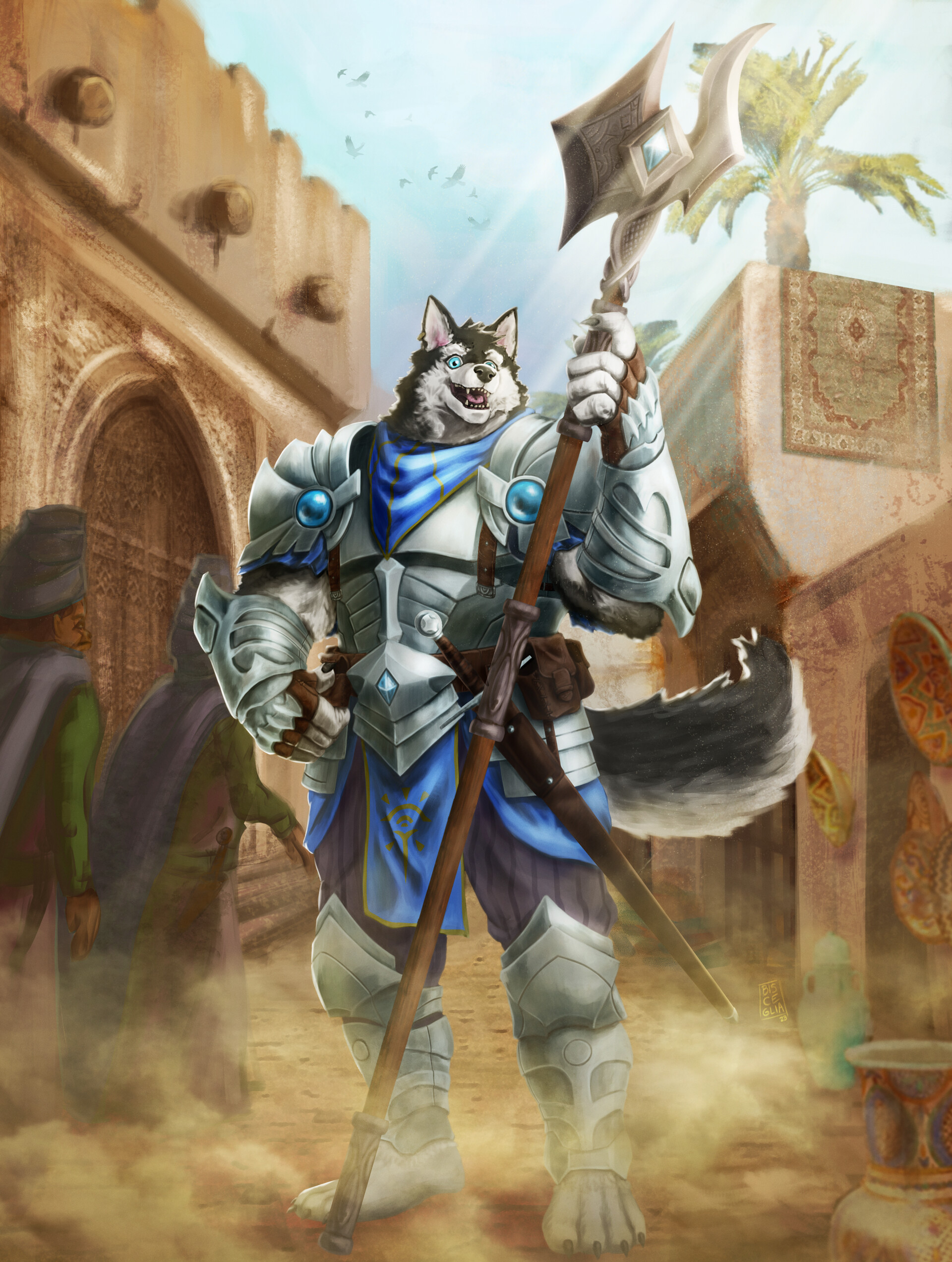 ArtStation - Guardian Dog commission