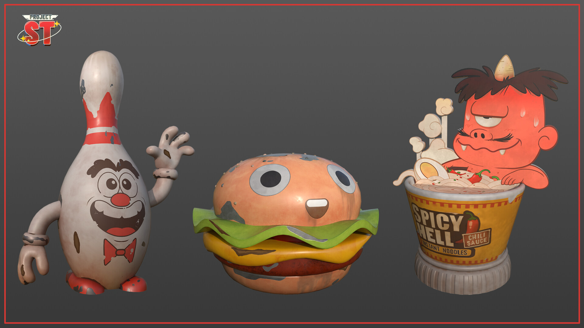 ArtStation - Project ST AD props