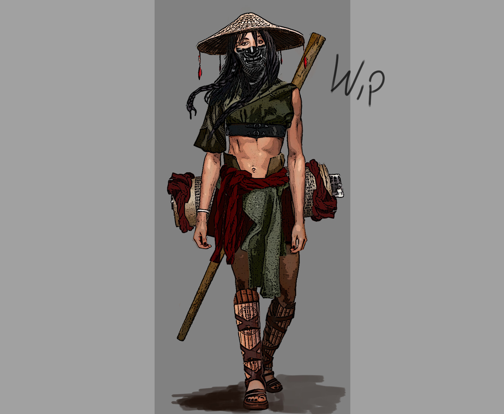 Kunoichi Concept Art by DC — ProUser.Me