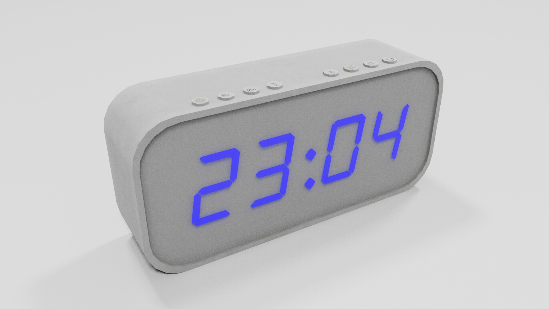ArtStation - Alarm clock 3d model - university project