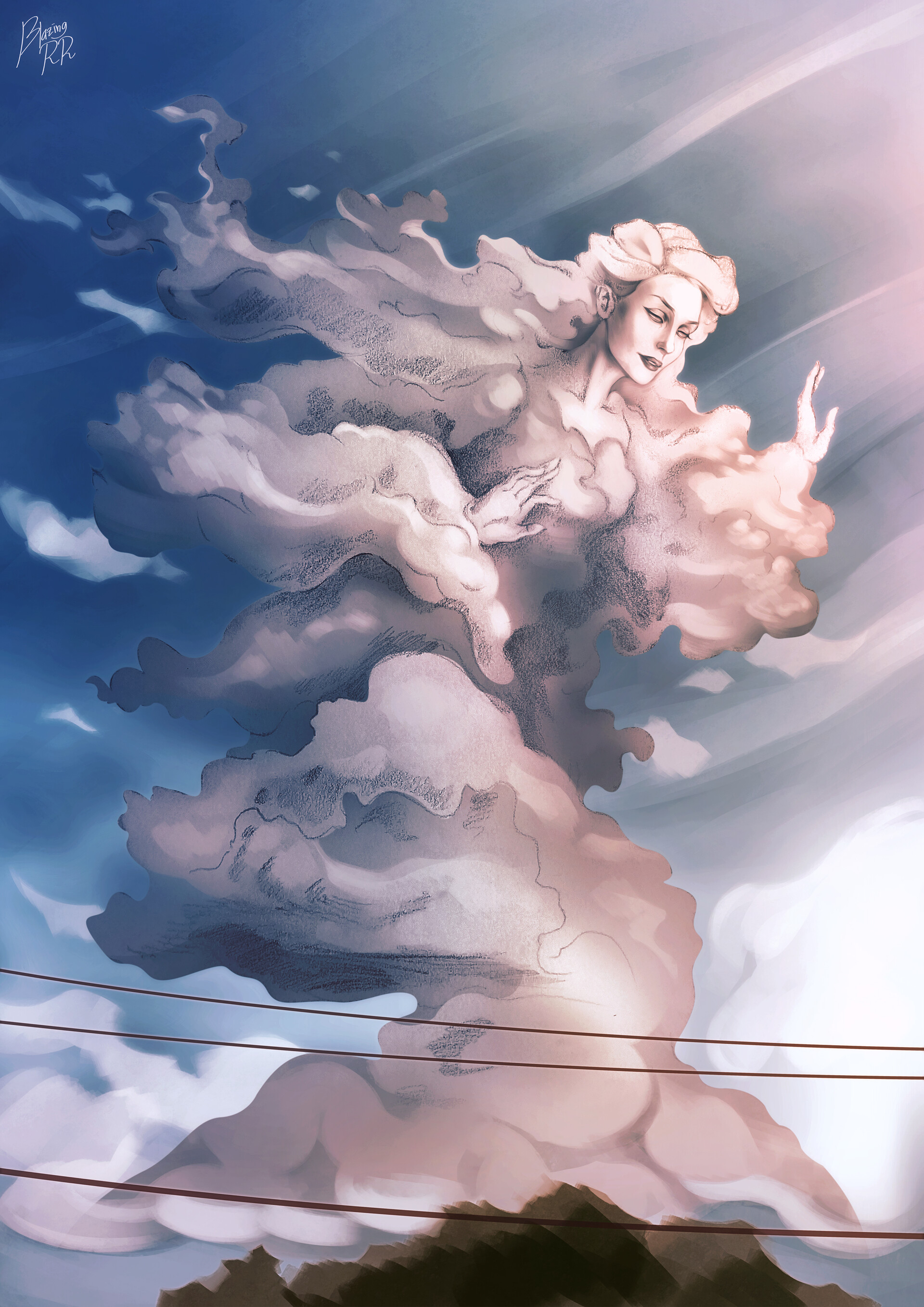 ArtStation - Cloud Mistress (Original Work)