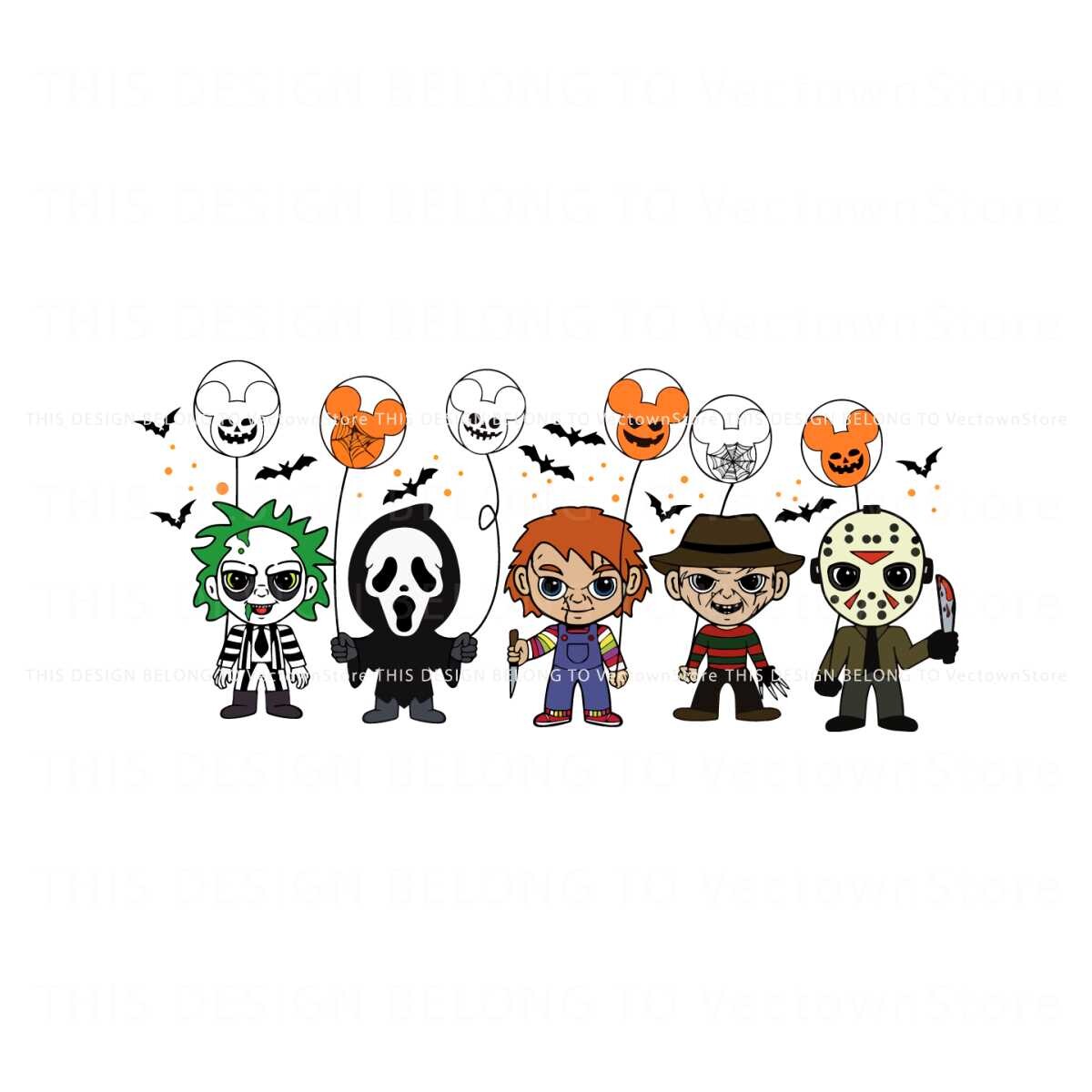 ArtStation - Free Disney Horror Characters Halloween Disney Friends SVG