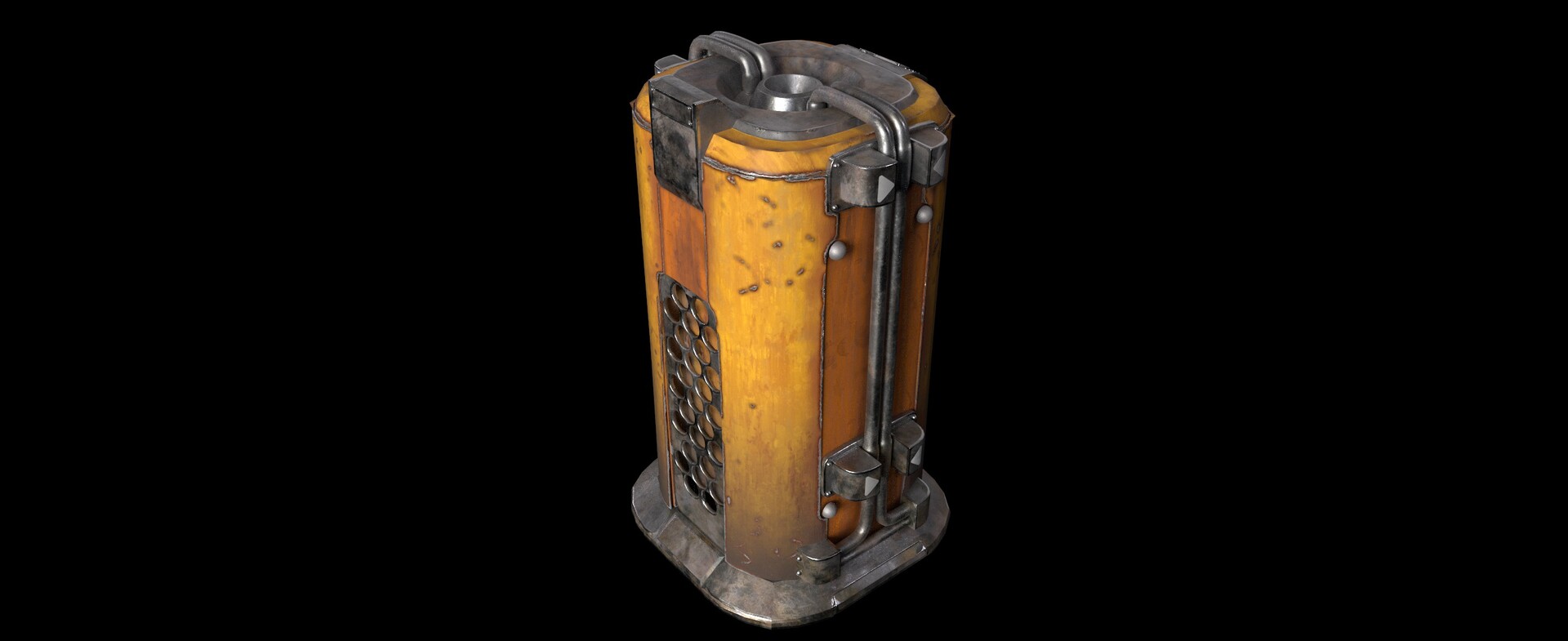 ArtStation - Realistic iron box（Prop）