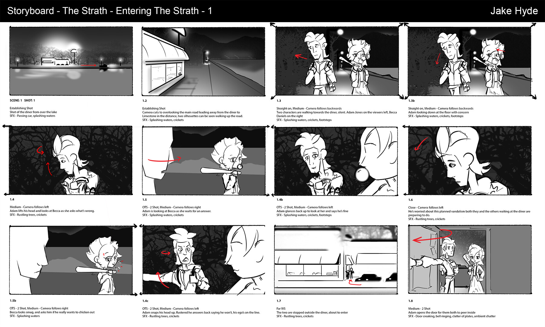 ArtStation - The Strath - Storyboard Project