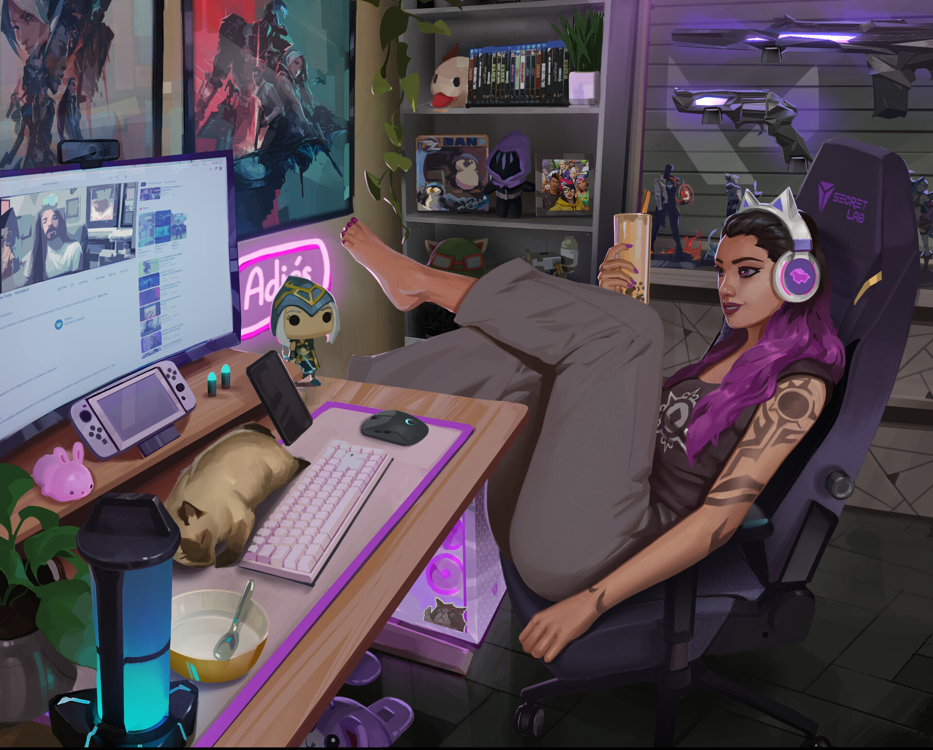 ArtStation - Chilln like a villn