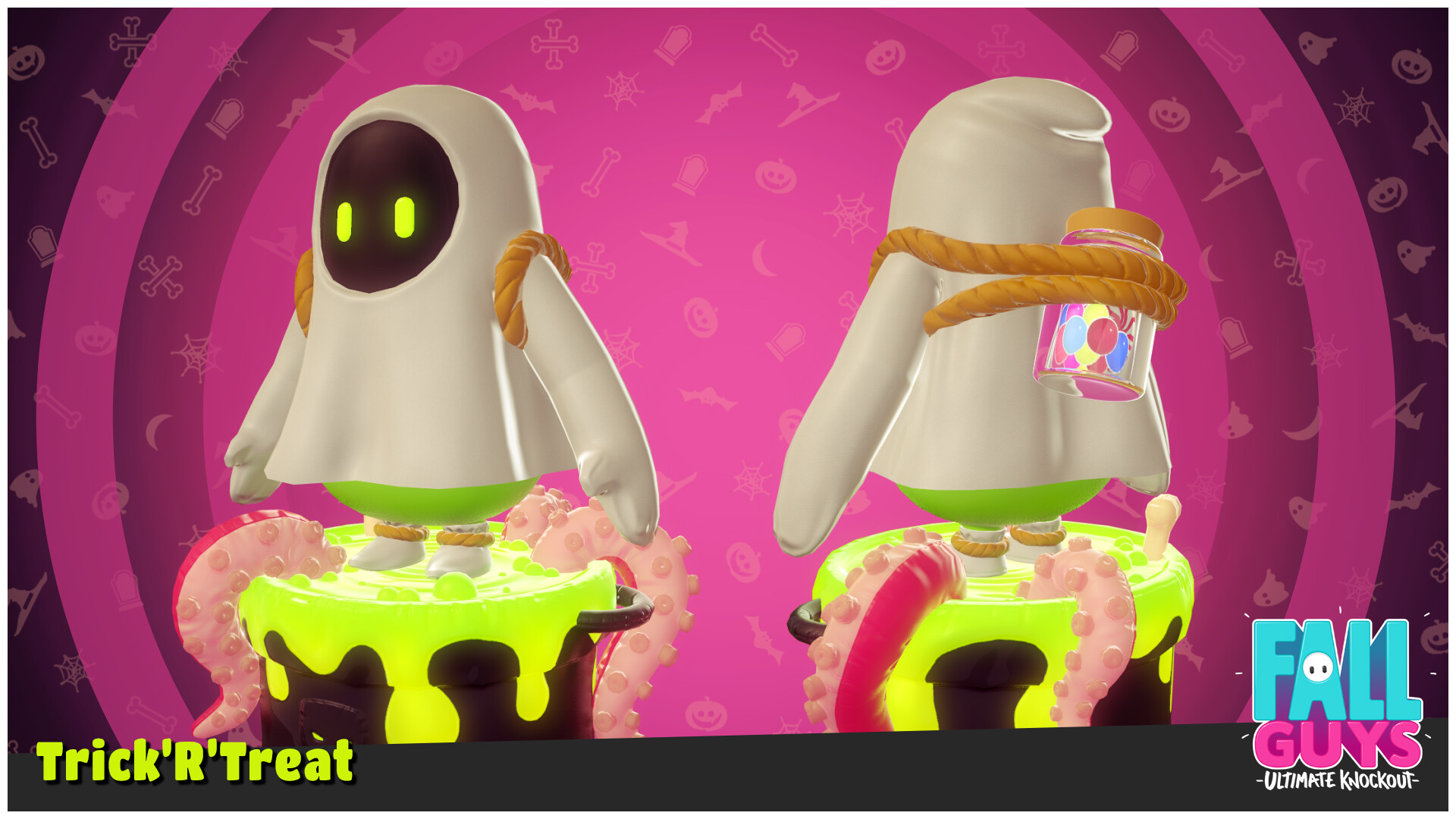 Henil Chheda - Fall Guys - Halloween themed set FAN ART