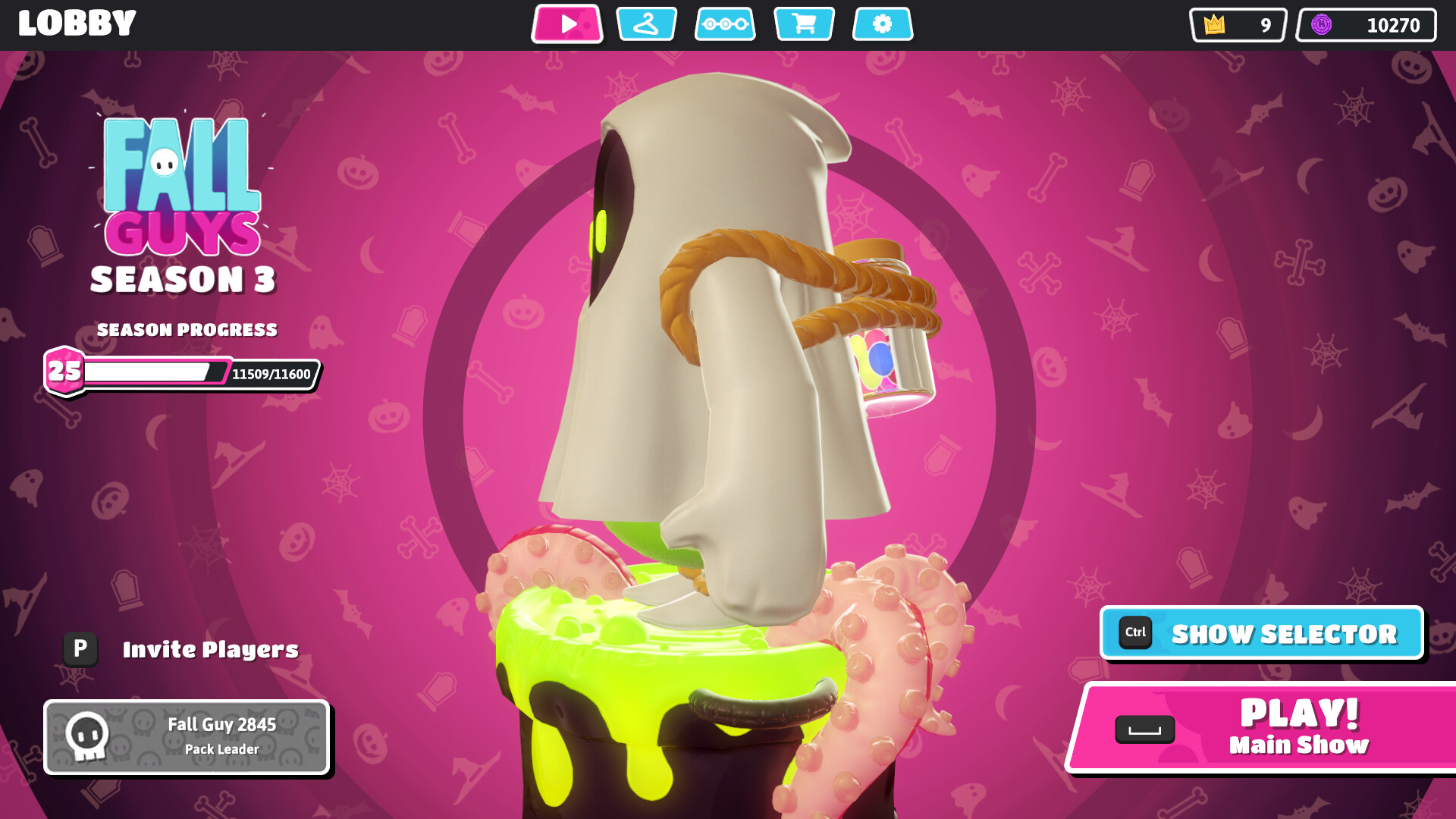 Henil Chheda - Fall Guys - Halloween themed set FAN ART