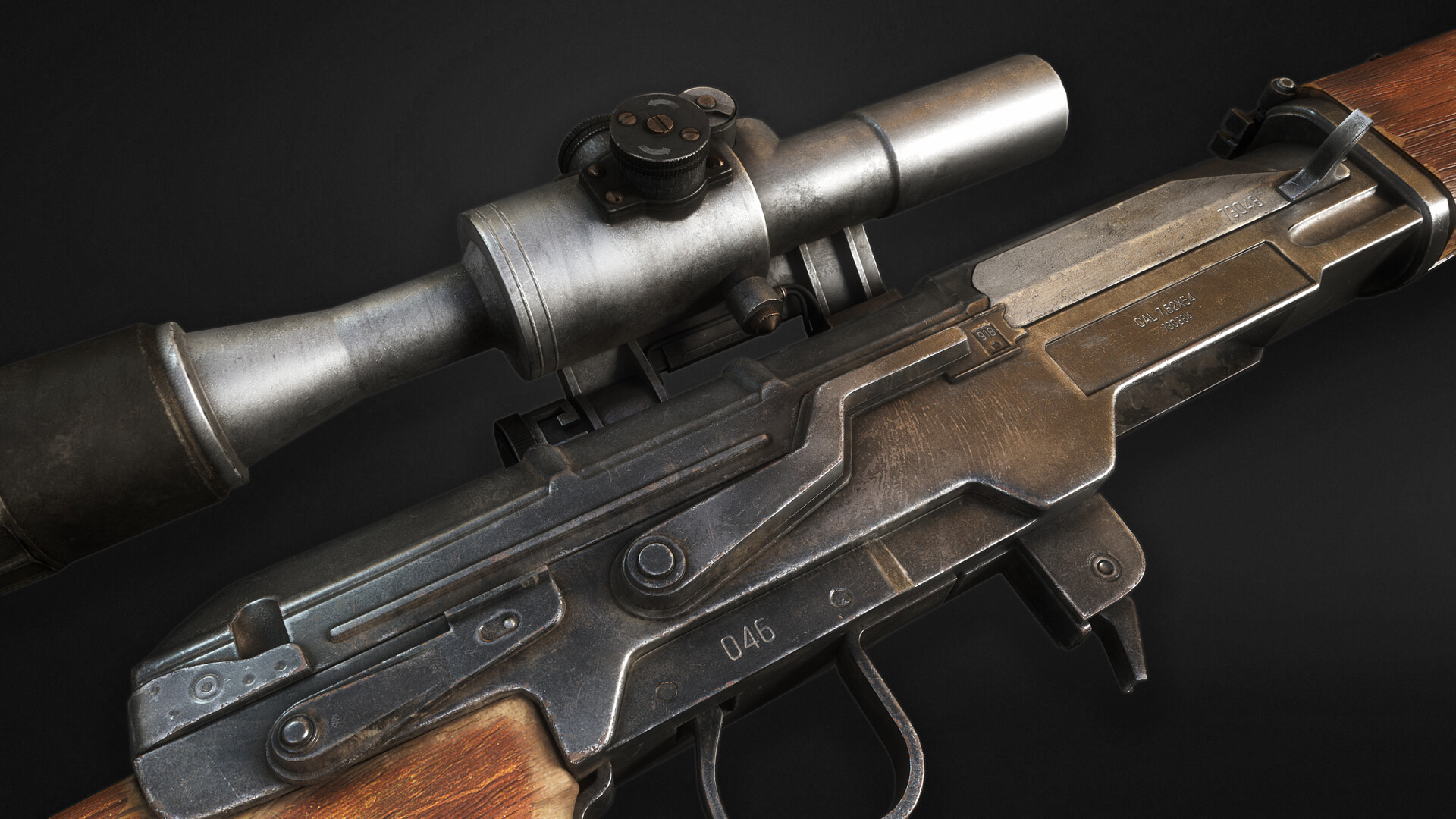 ArtStation - SVD (Snayperskaya Vintovka Dragunova)
