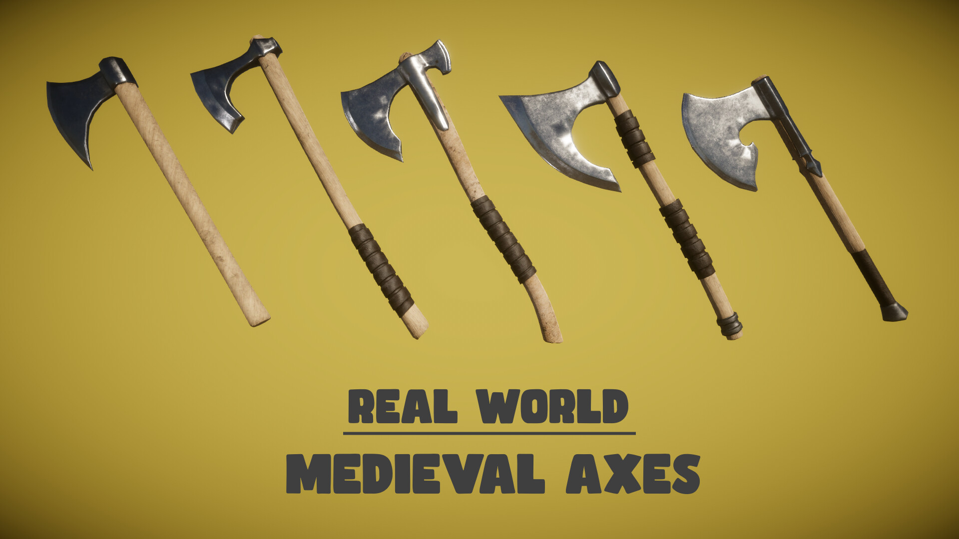 ArtStation - Real World - Medieval Axes