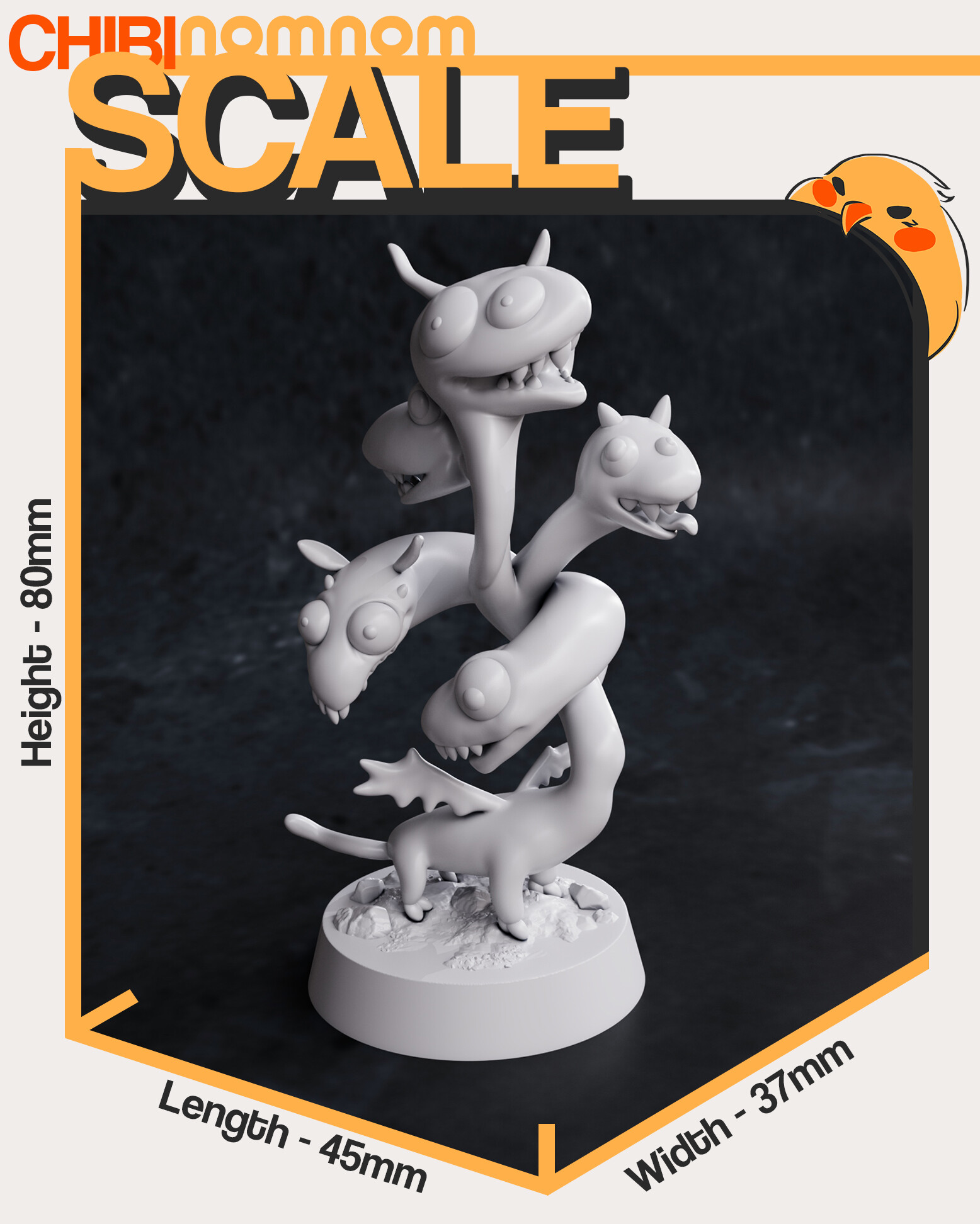 NomNom Figures - Chibi Derpy Tiamat