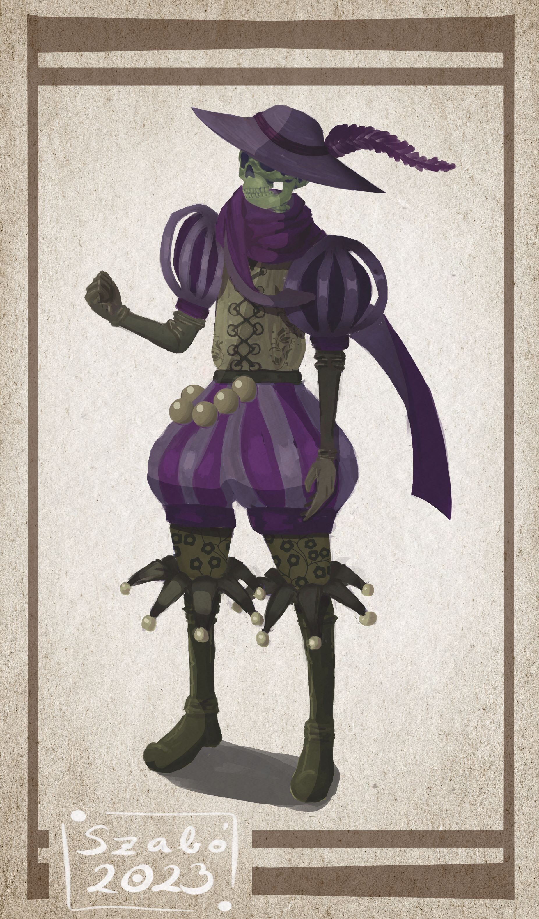 Katalin Szabó - Skeleton Bard design iterations