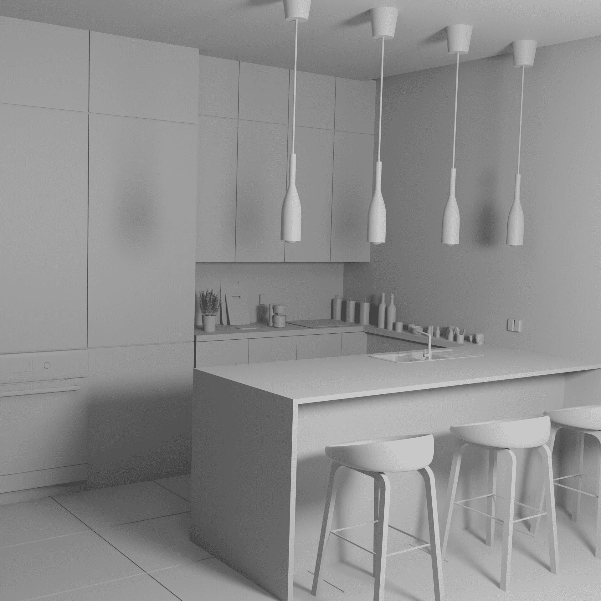 Phil Draws Everything Kitchen