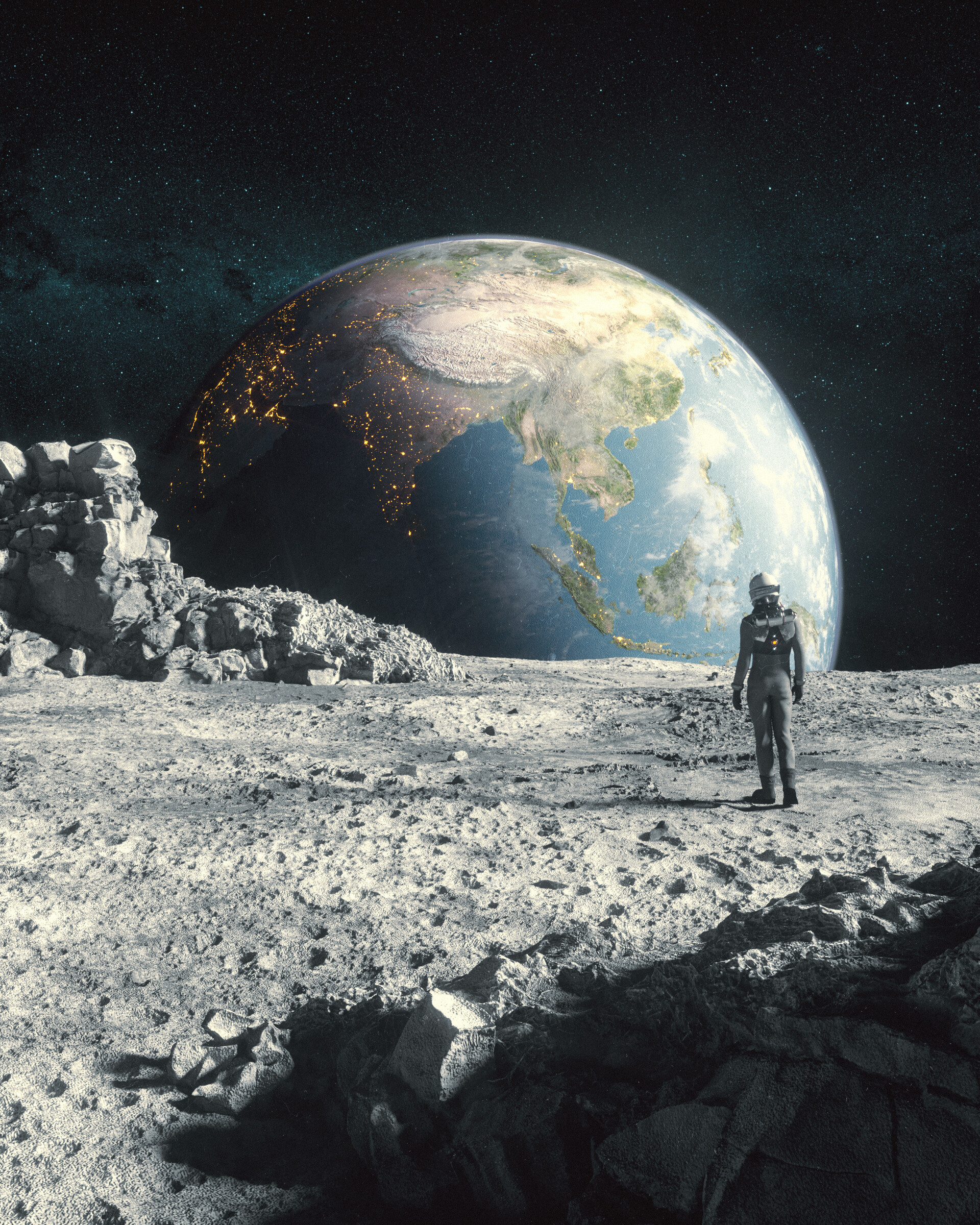 ArtStation - View From Space