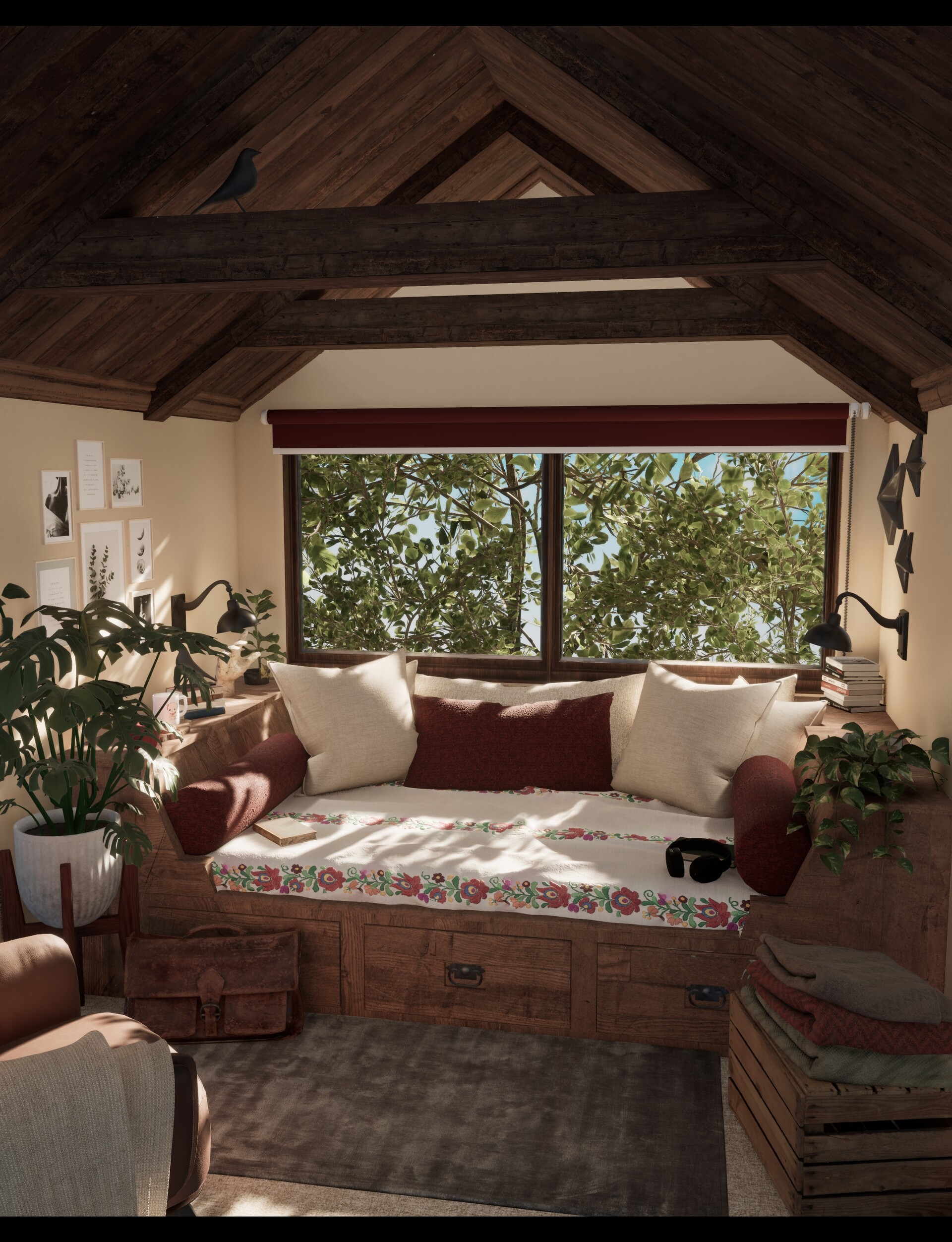 ArtStation - UE5 Archviz - Cozy reading area
