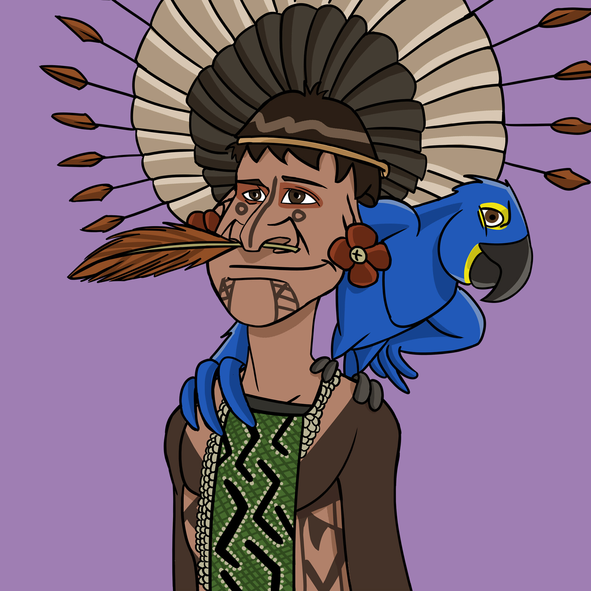 ArtStation - Arte da tribo Carajás