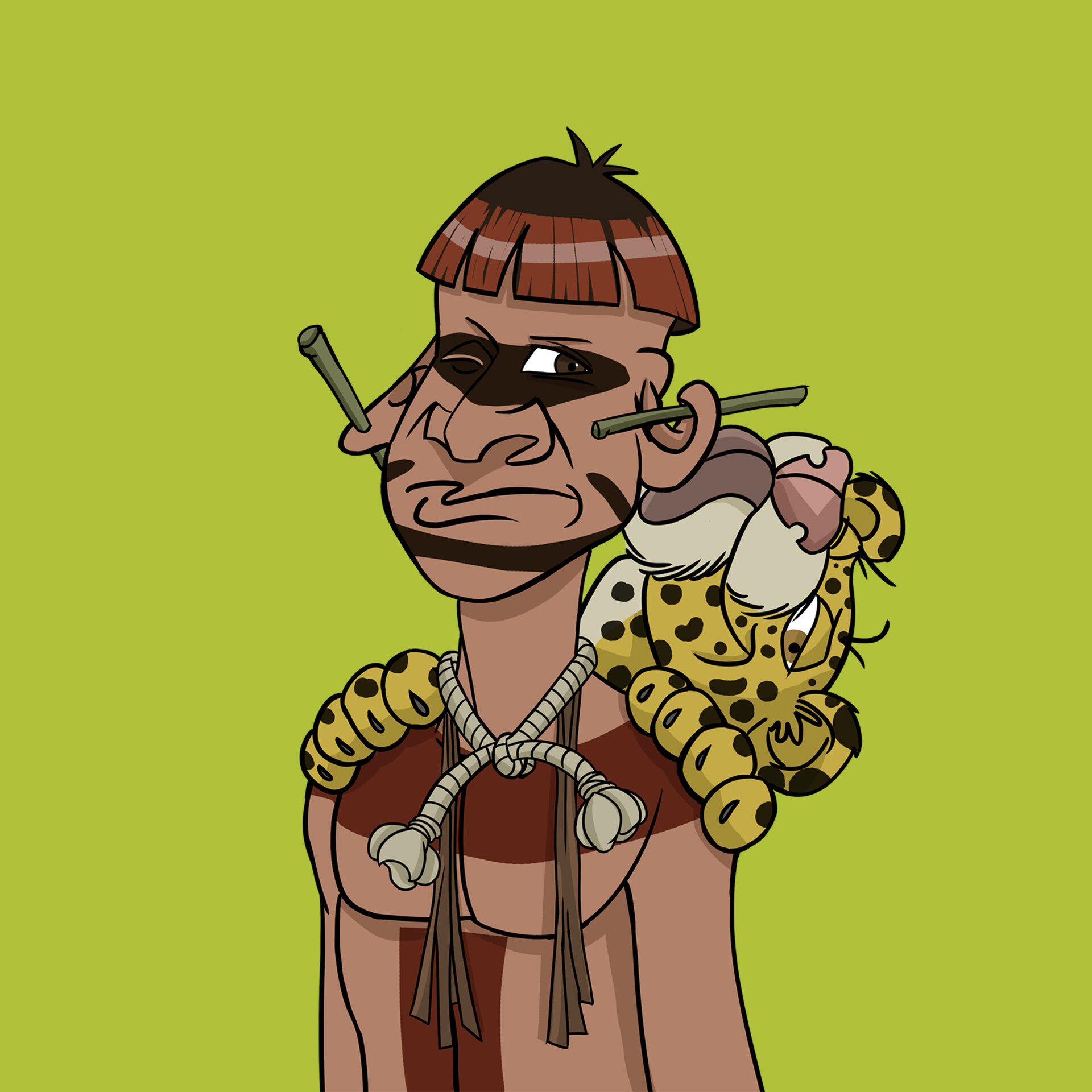 ArtStation - Arte da tribo Xavantes