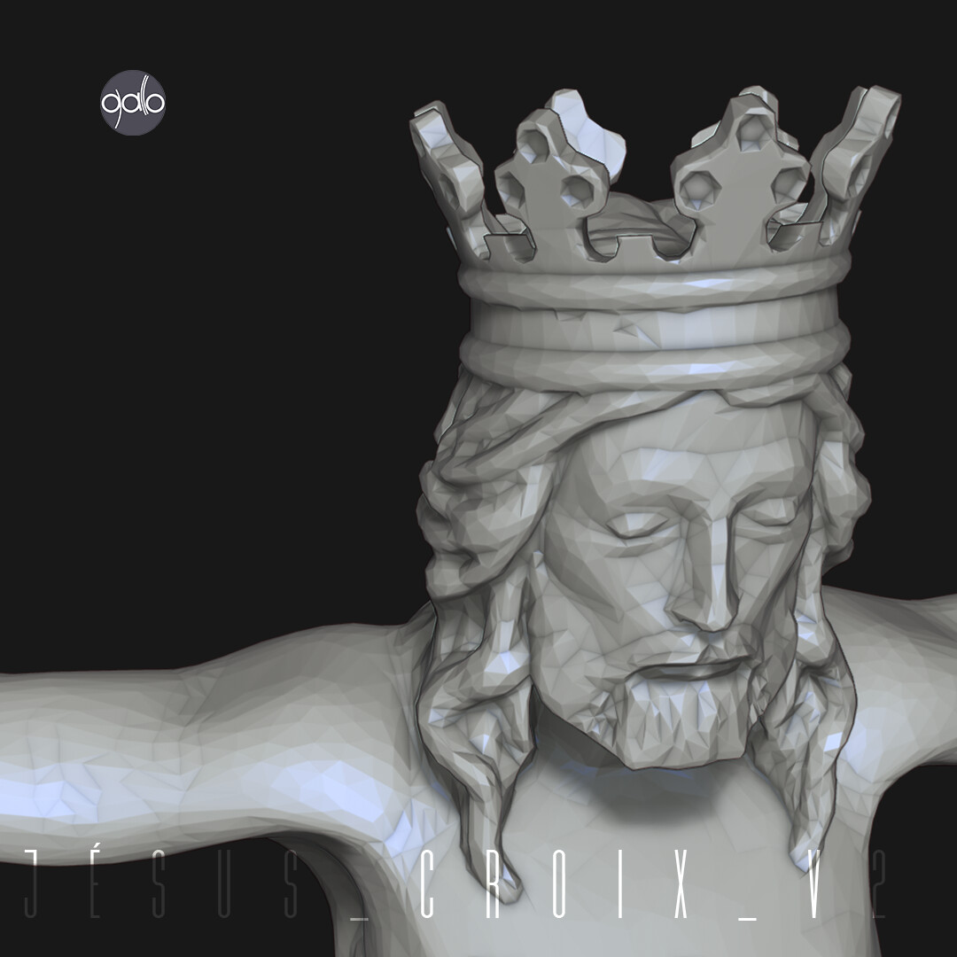 ArtStation - Jésus_Croix_v3