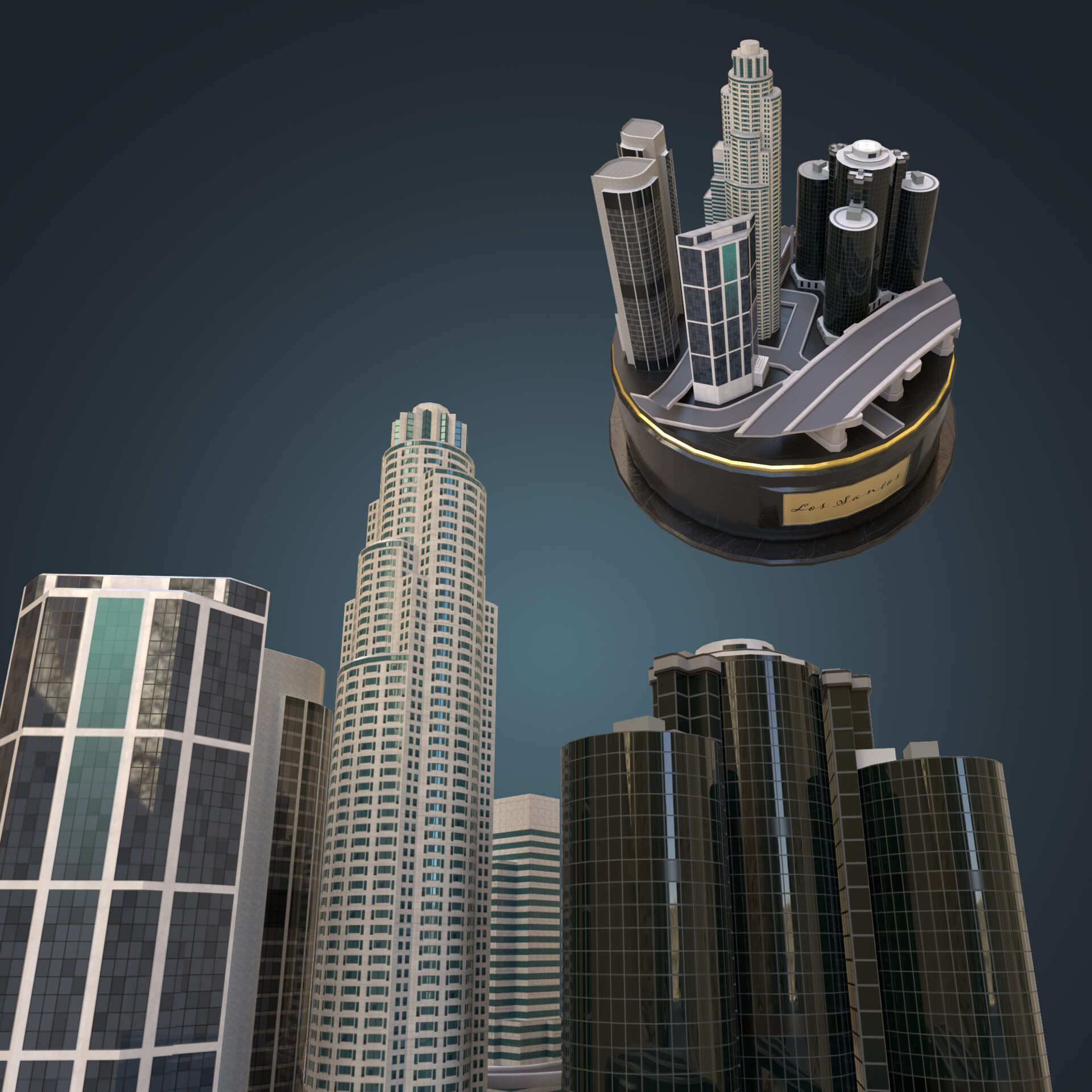 ArtStation - Maze Bank Figure - GTA V