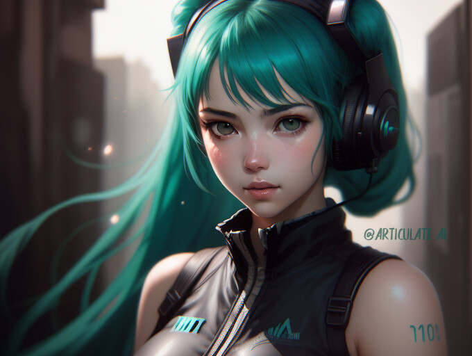 ArtStation - Hatsune Miku #ai