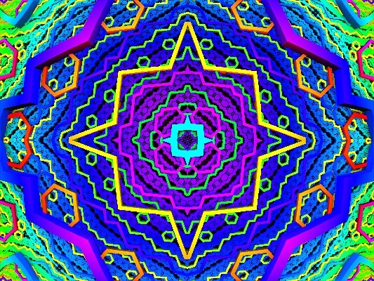 dlart - Guiding star fractal 92