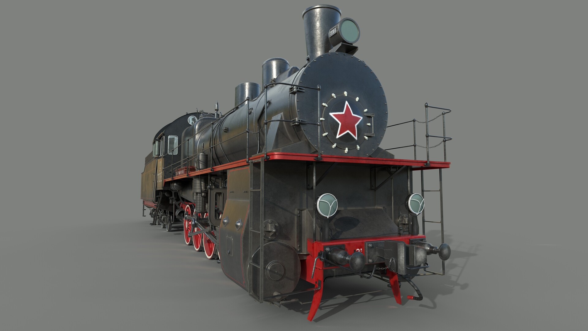 ArtStation - EM-730-31 steam locomotive