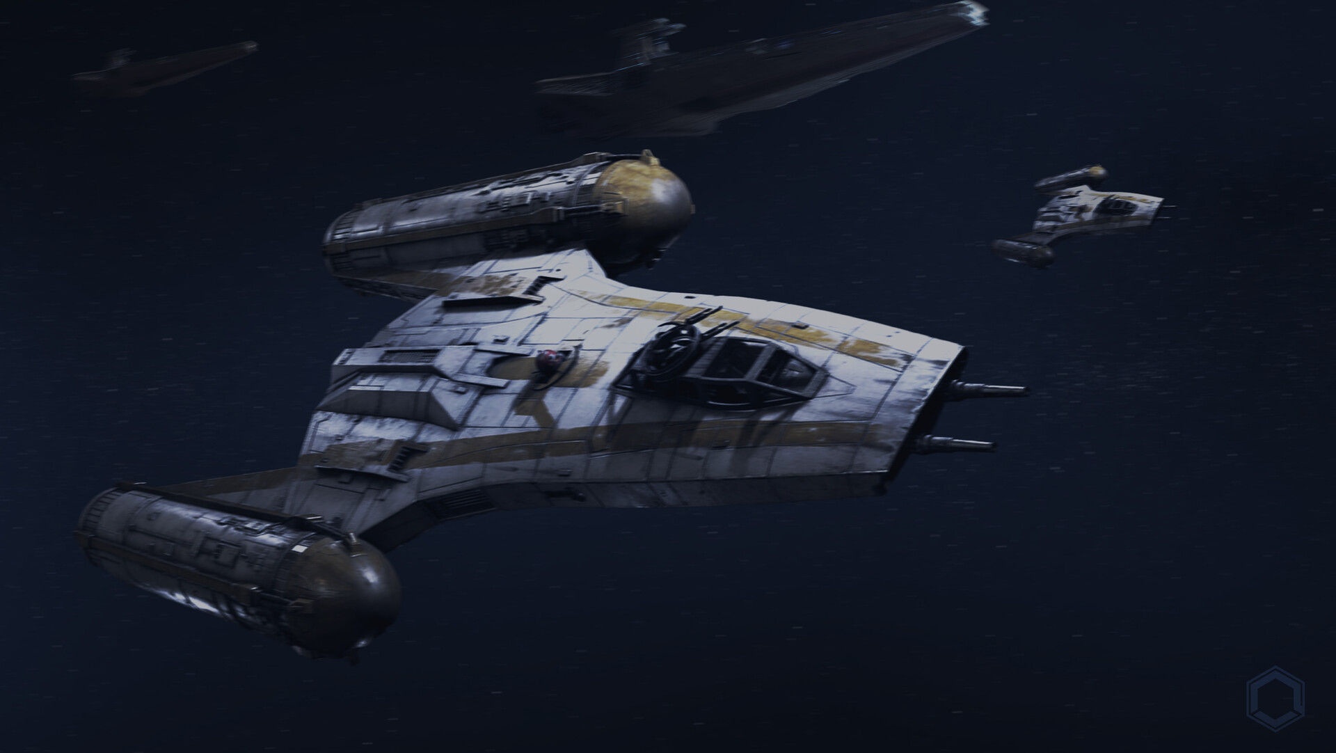 ArtStation - Clones Y wing starfighters