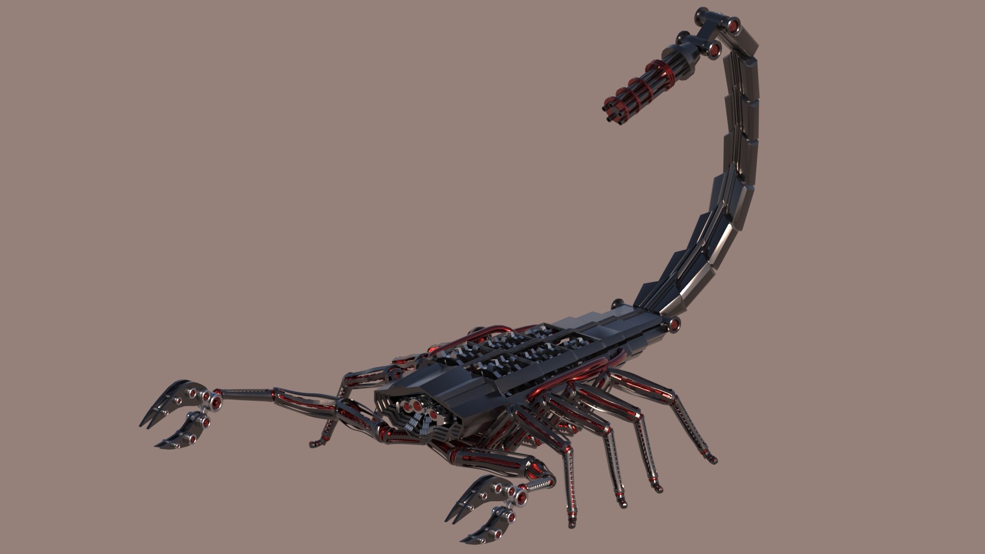 ArtStation - 3D Mecha Scorpion