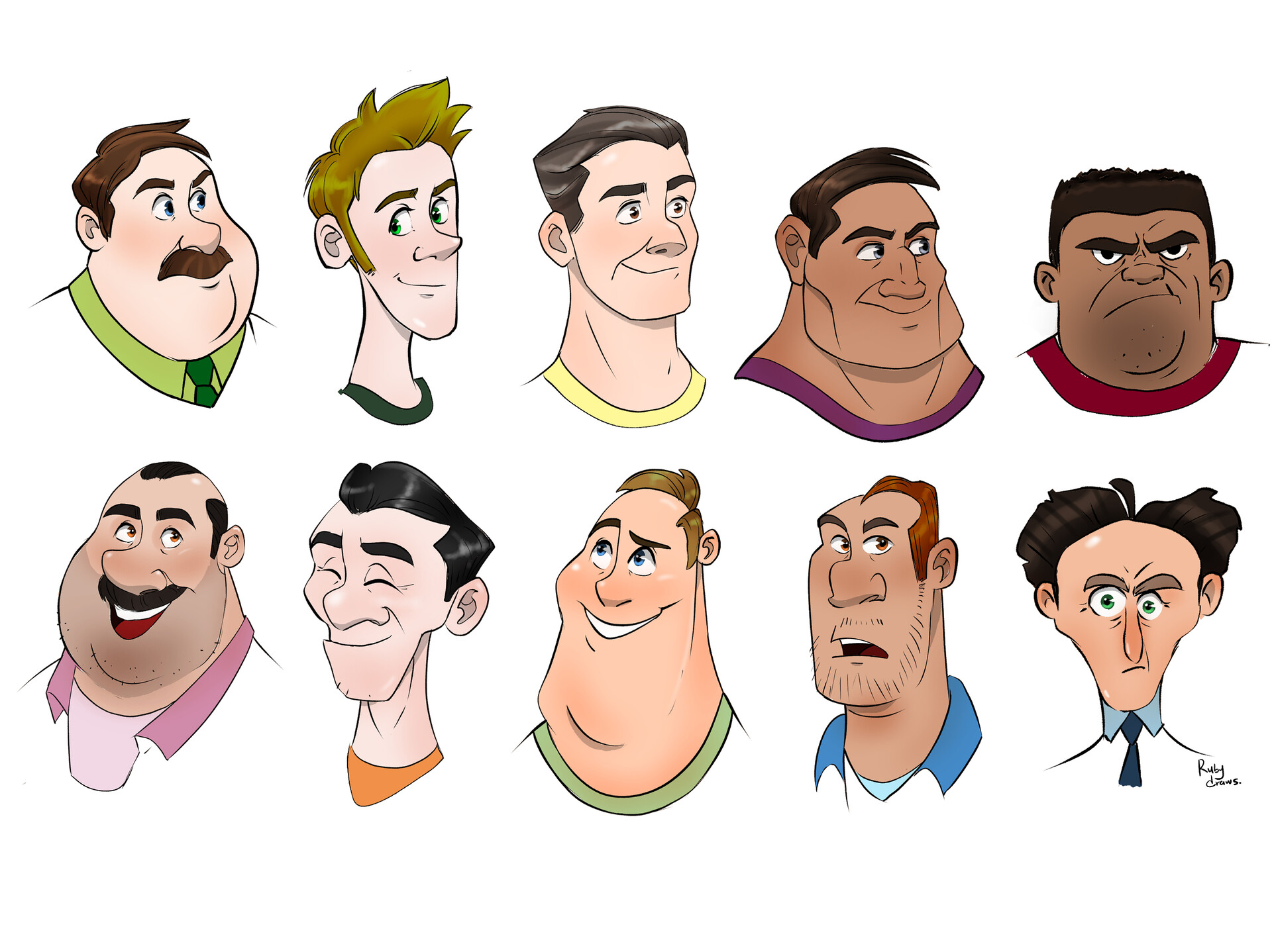 Ruby draws - faces and expressions