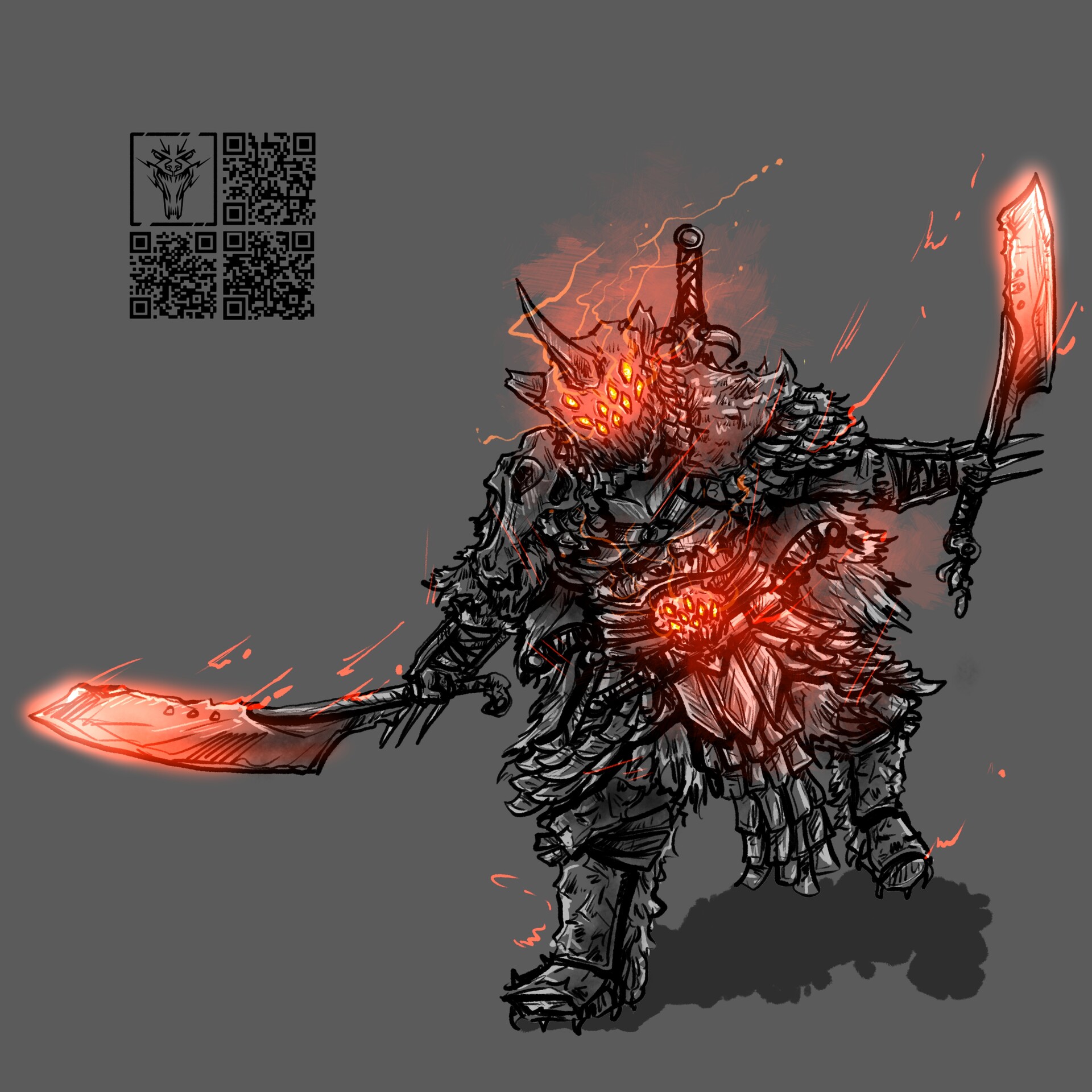 ArtStation - Barbarian Demon Slayer