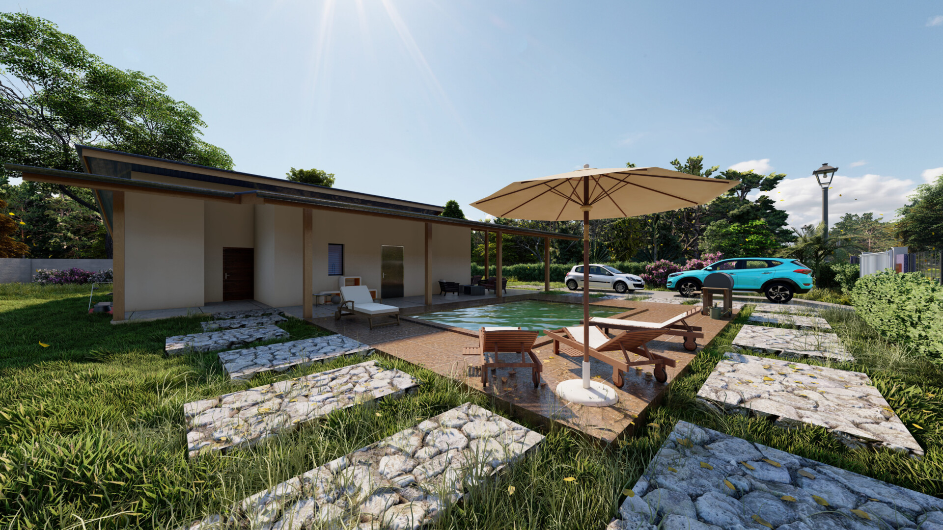 ArtStation - 4 Bedroom house !! Architectural Visualization Lumion ...