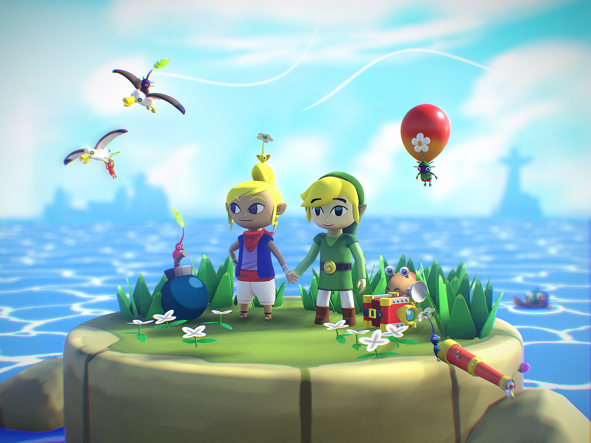 Legend Of Zelda Wind Waker Hd Wallpaper