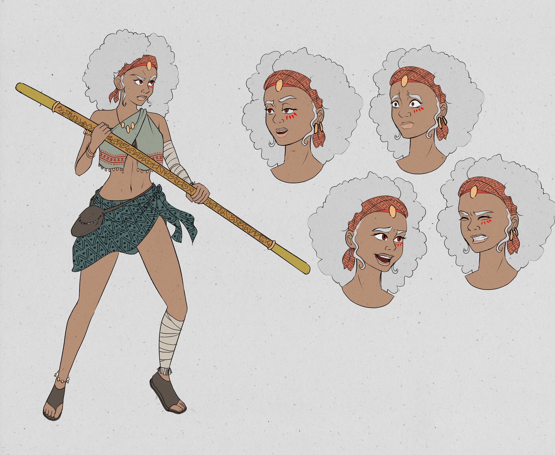 Ruby draws - charater design