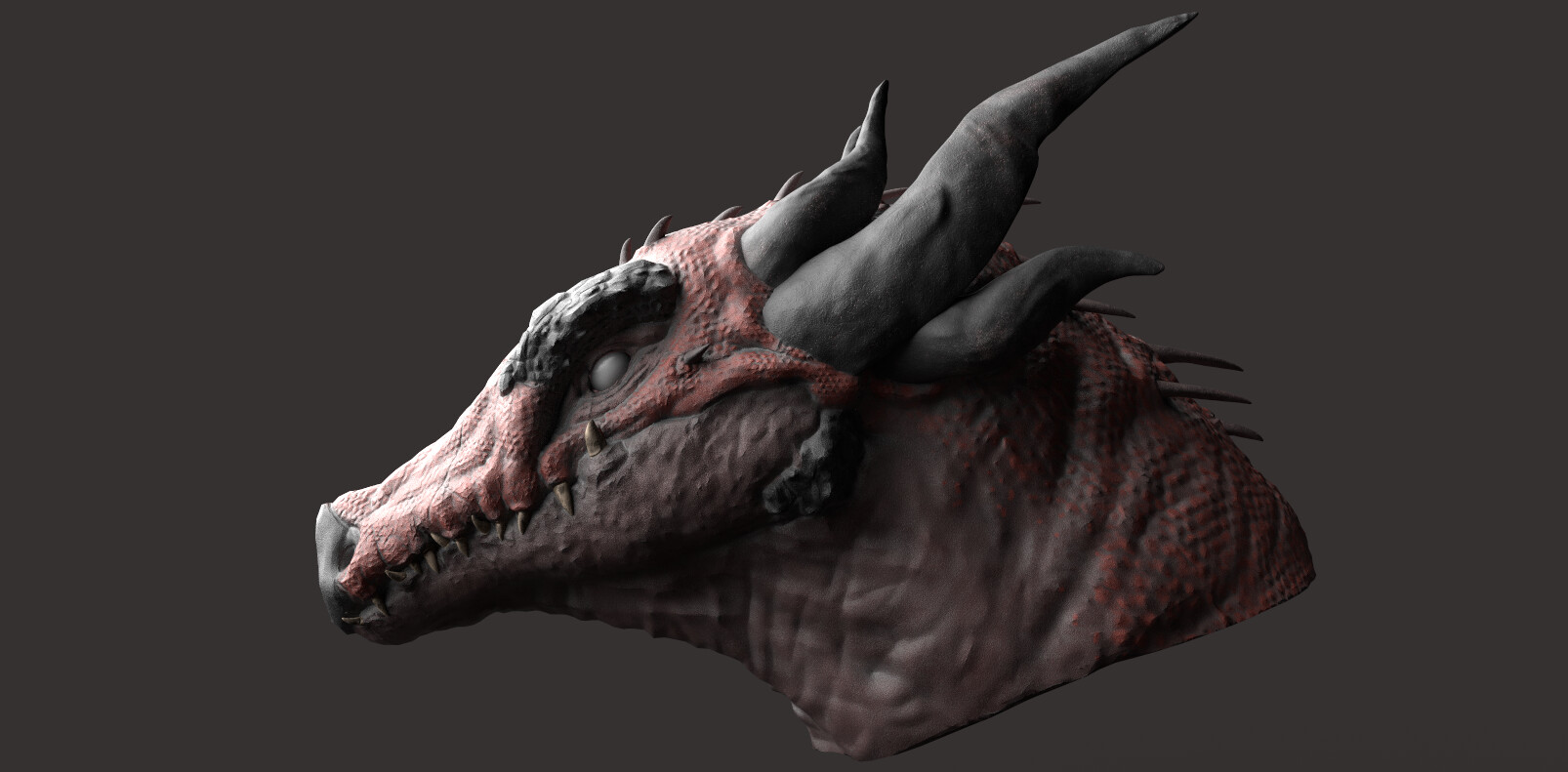 ArtStation - Dragon Head