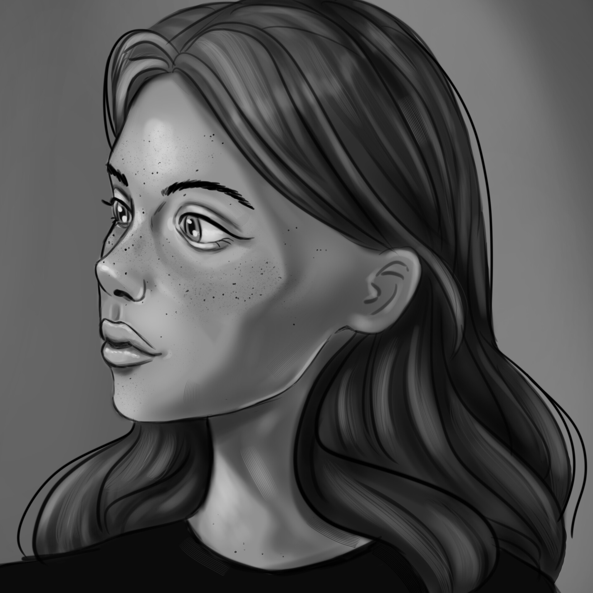 ArtStation - Grey Scale Study