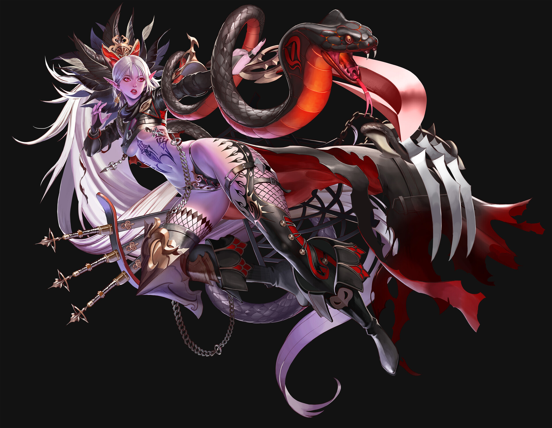 ArtStation - Snake Assassin Katrin