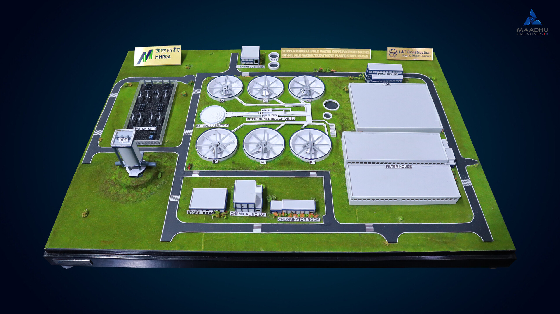 ArtStation - Water Treatment Plant Gift Model by Maadhu Creatives