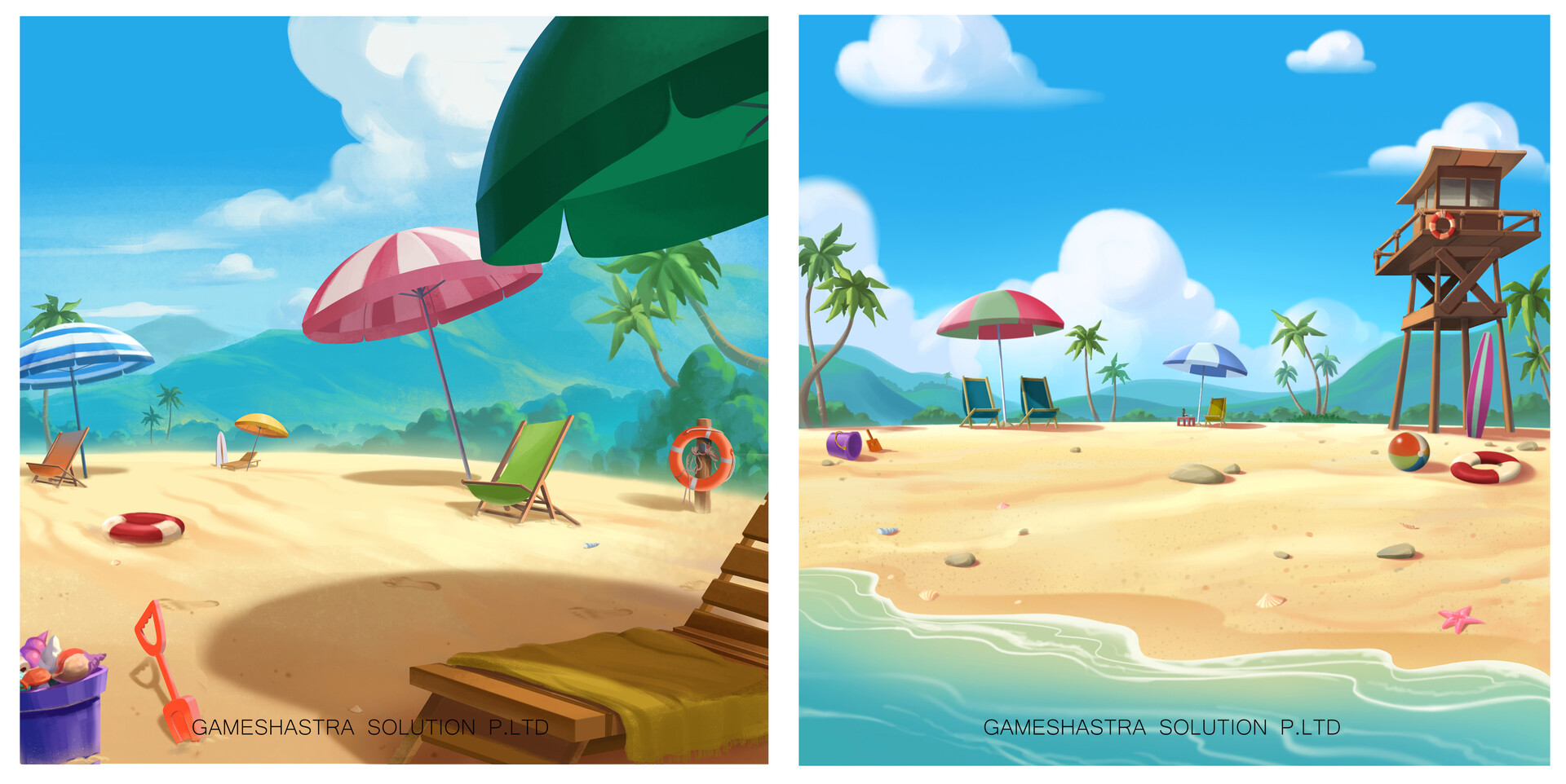 ArtStation - Game Background Design