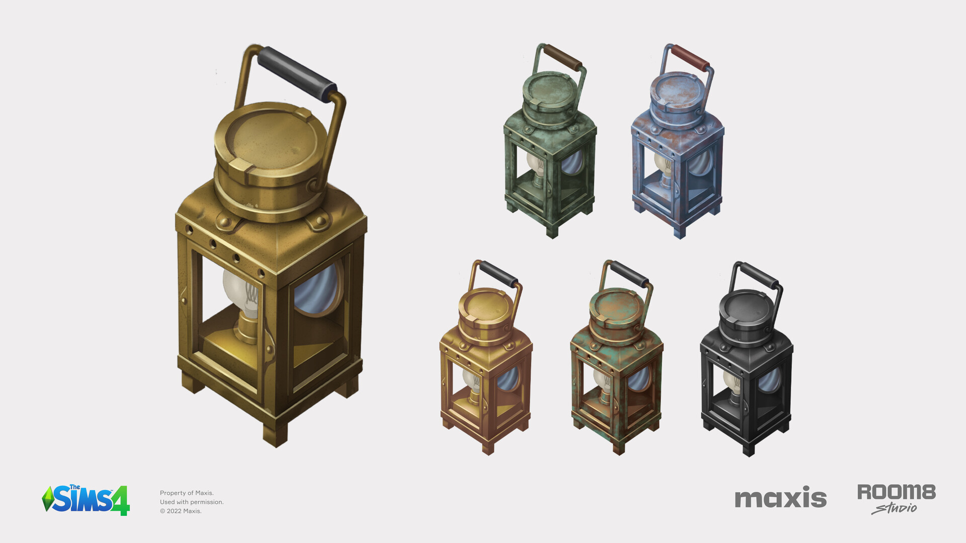 Room 8 Studio - Portfolio - Props (Sims 4)