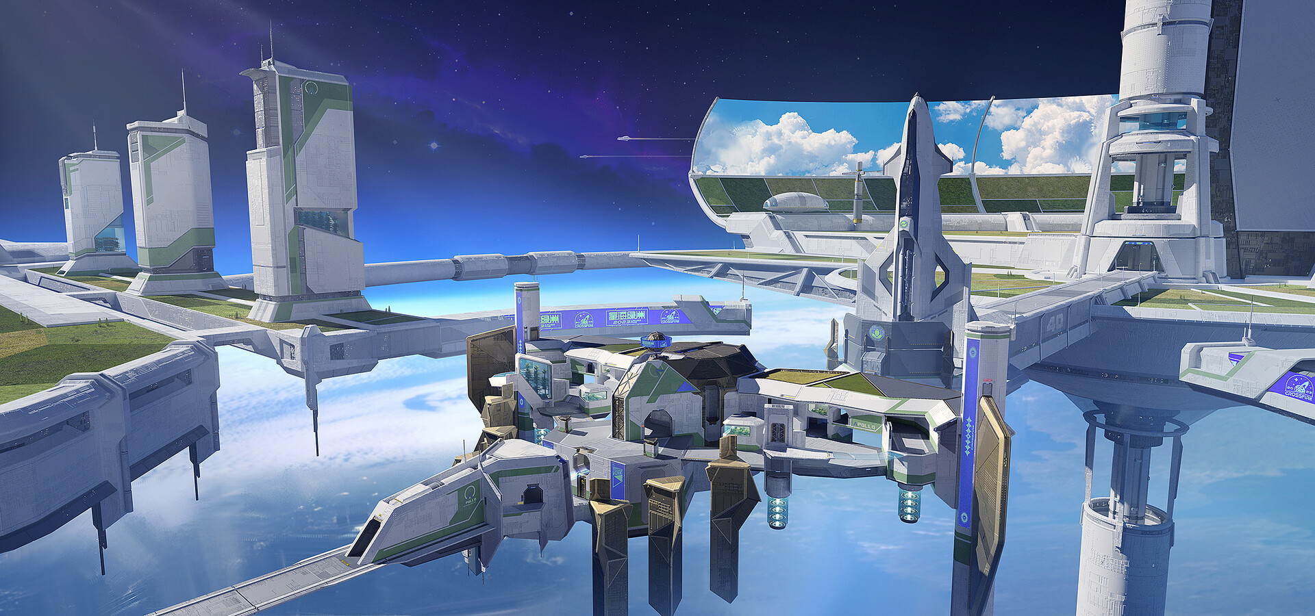 ArtStation - Space station concept