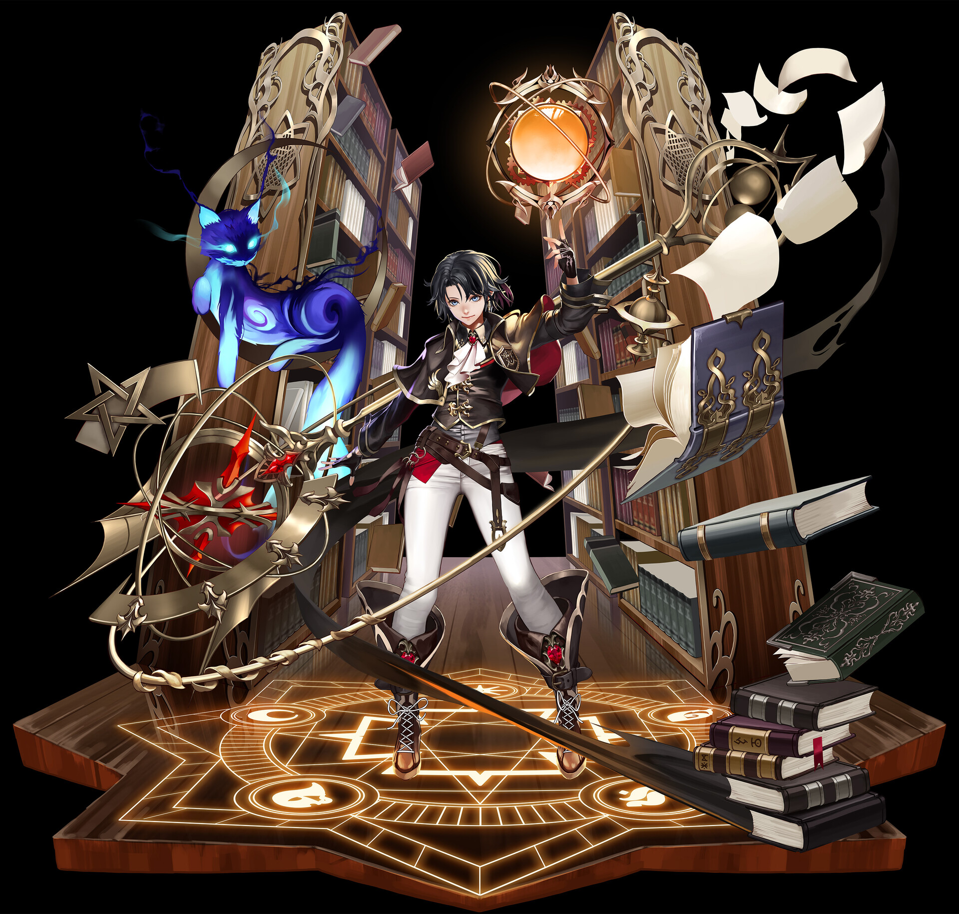 ArtStation - Genius Wizard Boy Andrea