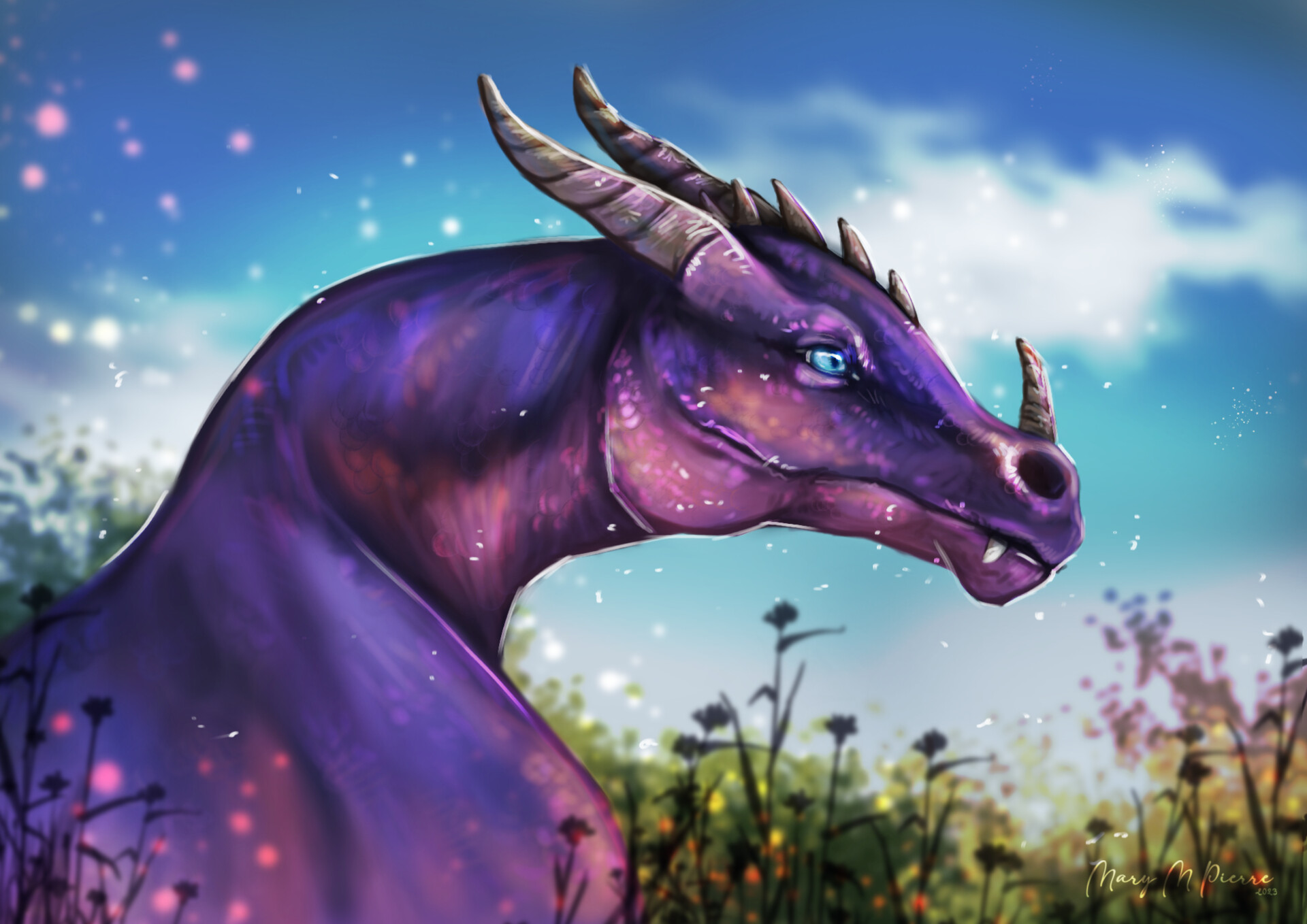 ArtStation - Purple The Dragon