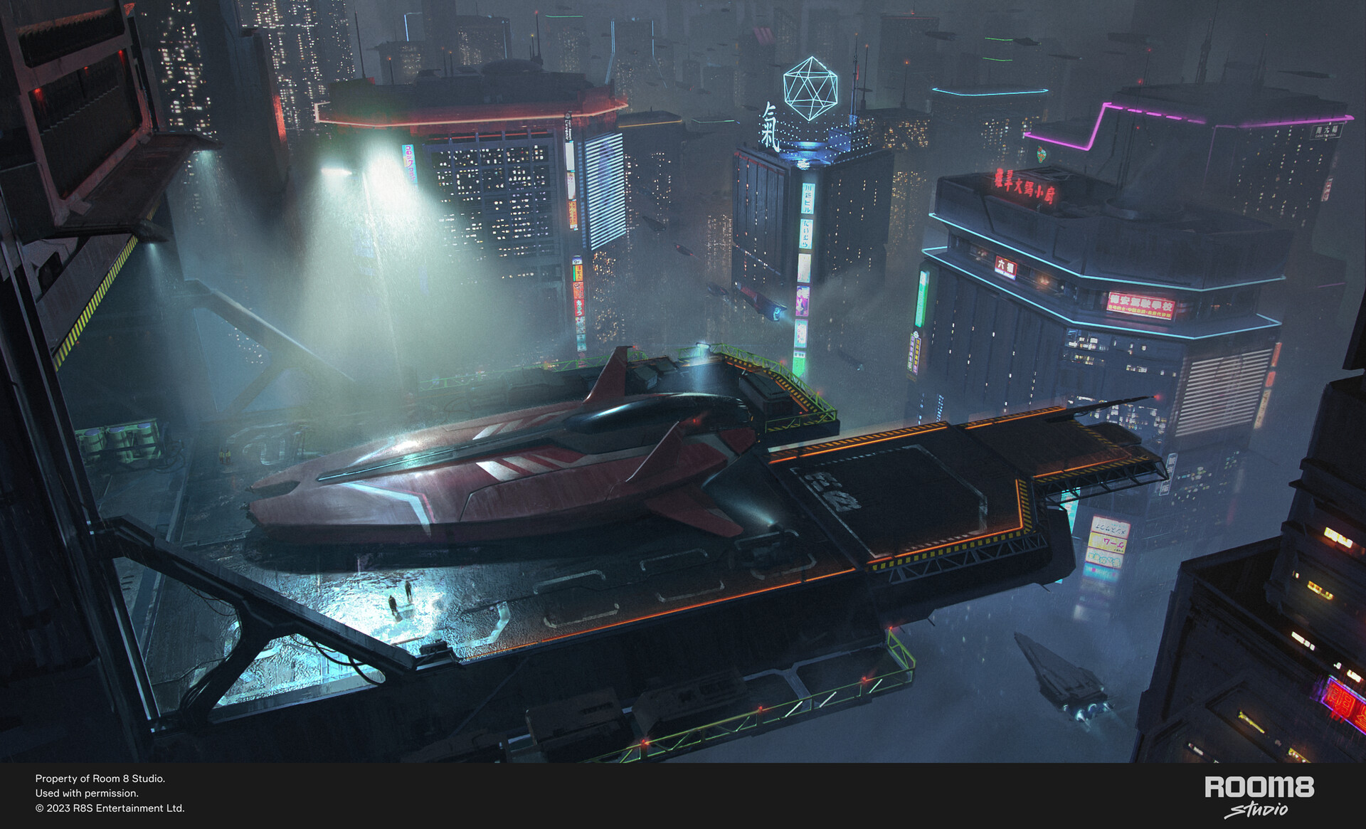 ArtStation - Sci Fi cityscape