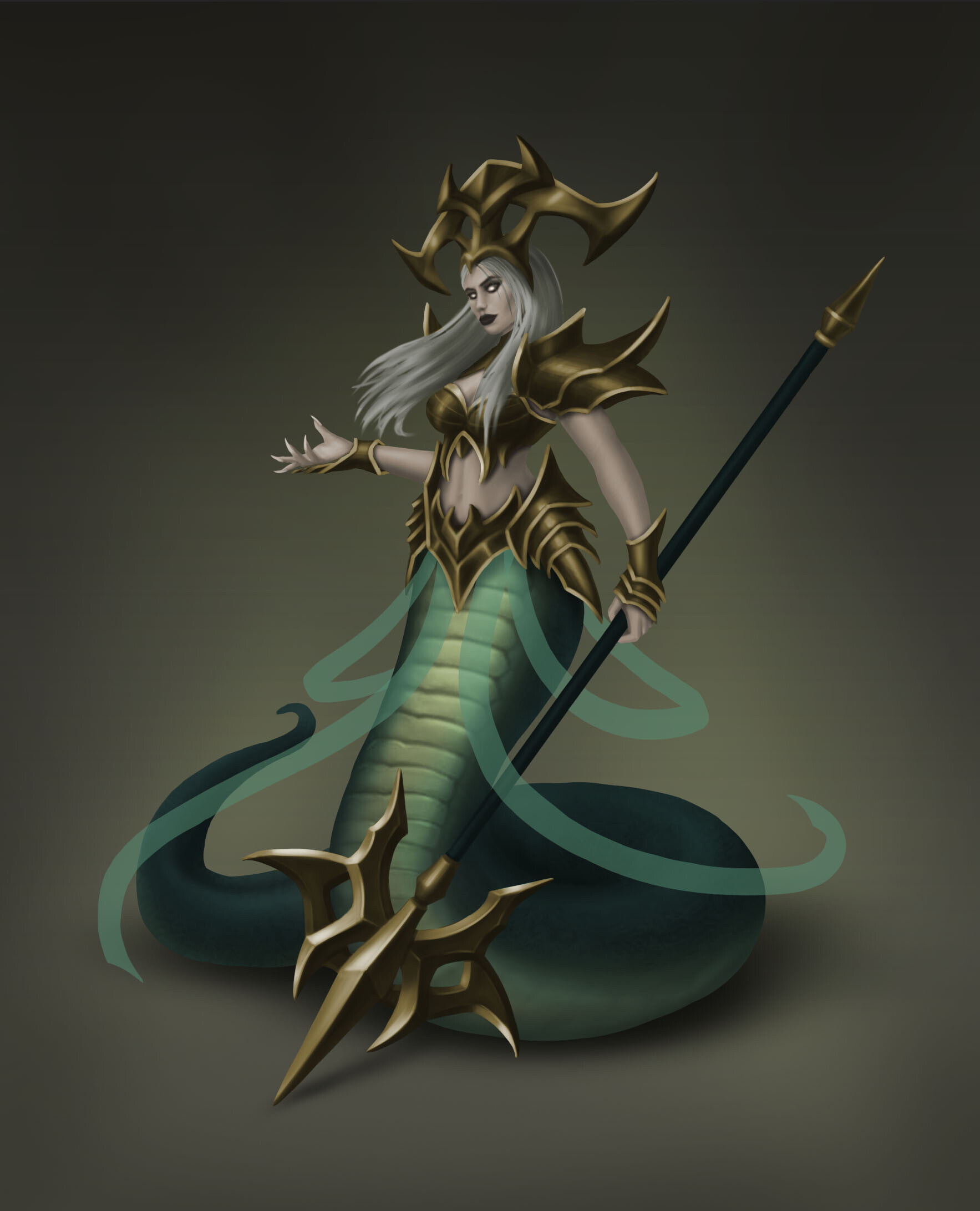 ArtStation - The concept of the Snake Queen