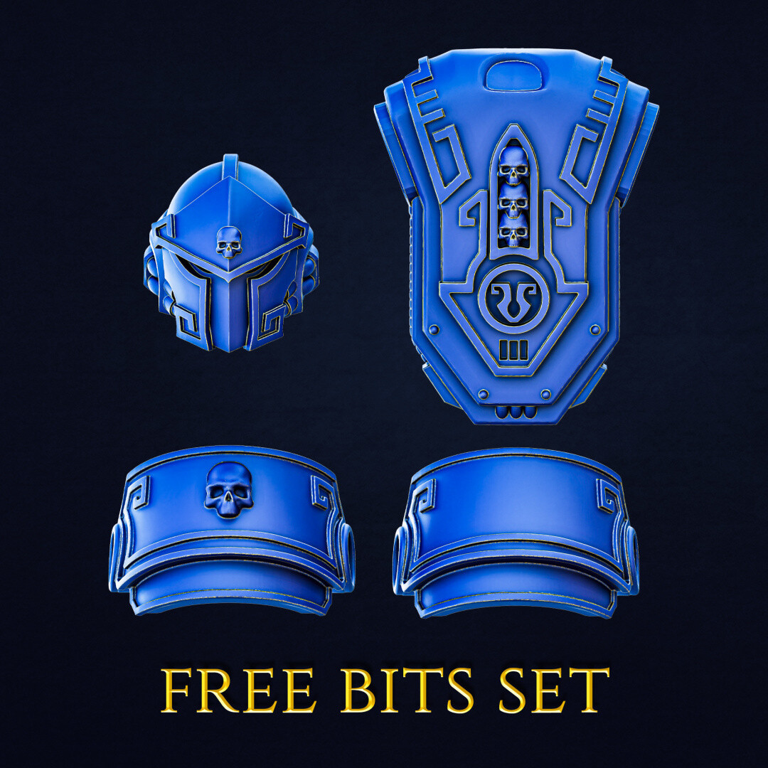 ArtStation - Legio Prima Victrix Promo Bits Set