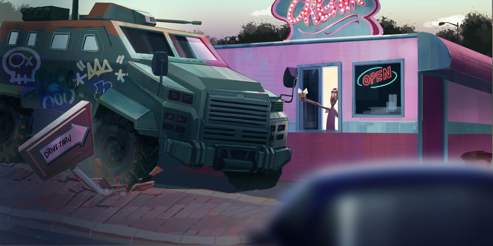 ArtStation - Drive-Thru