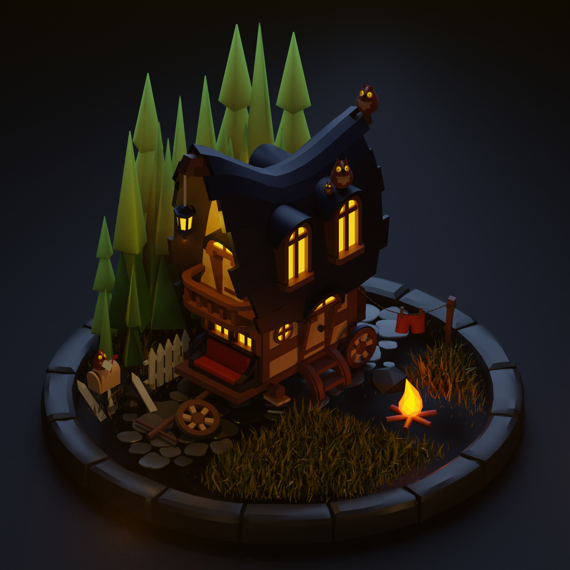 ArtStation - Mystical house